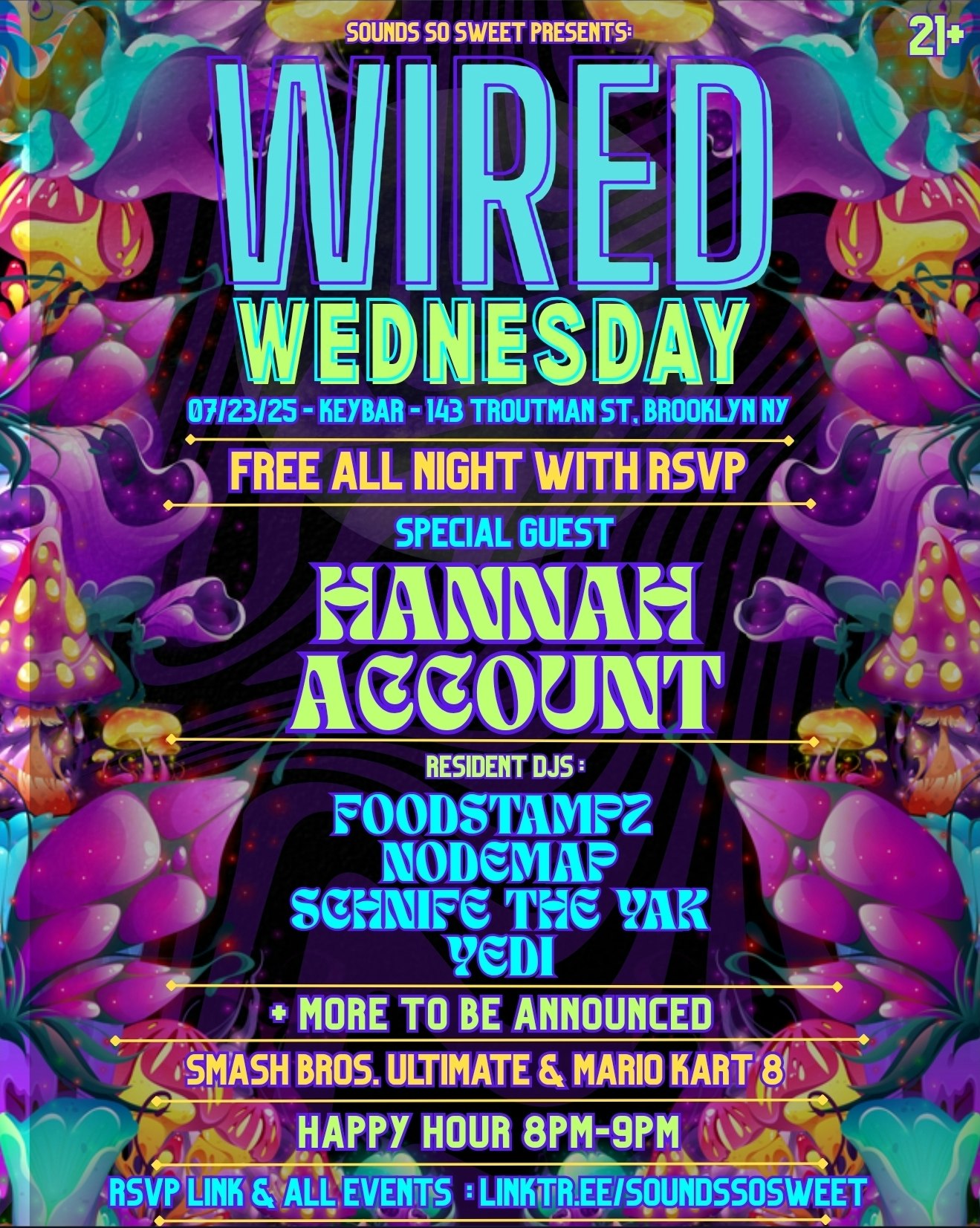 Wired Wednesday ( Smash Bros + Mario Kart + Rave ) Billets | Gratuit ...