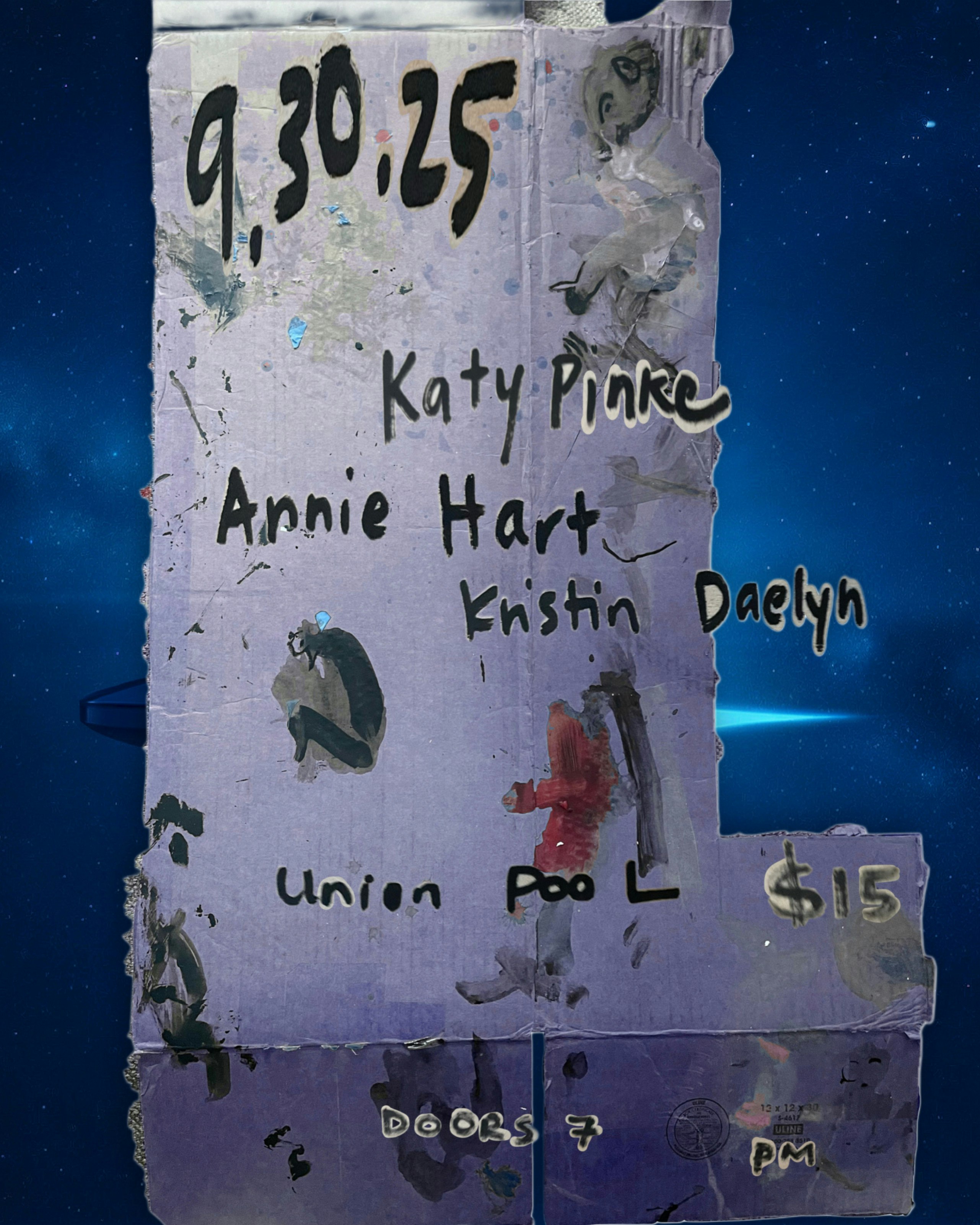 Annie Hart / Katy Pinke / Kristin Daelyn Tickets | $18.54 | 30 Sept @ Union Pool, New York | DICE