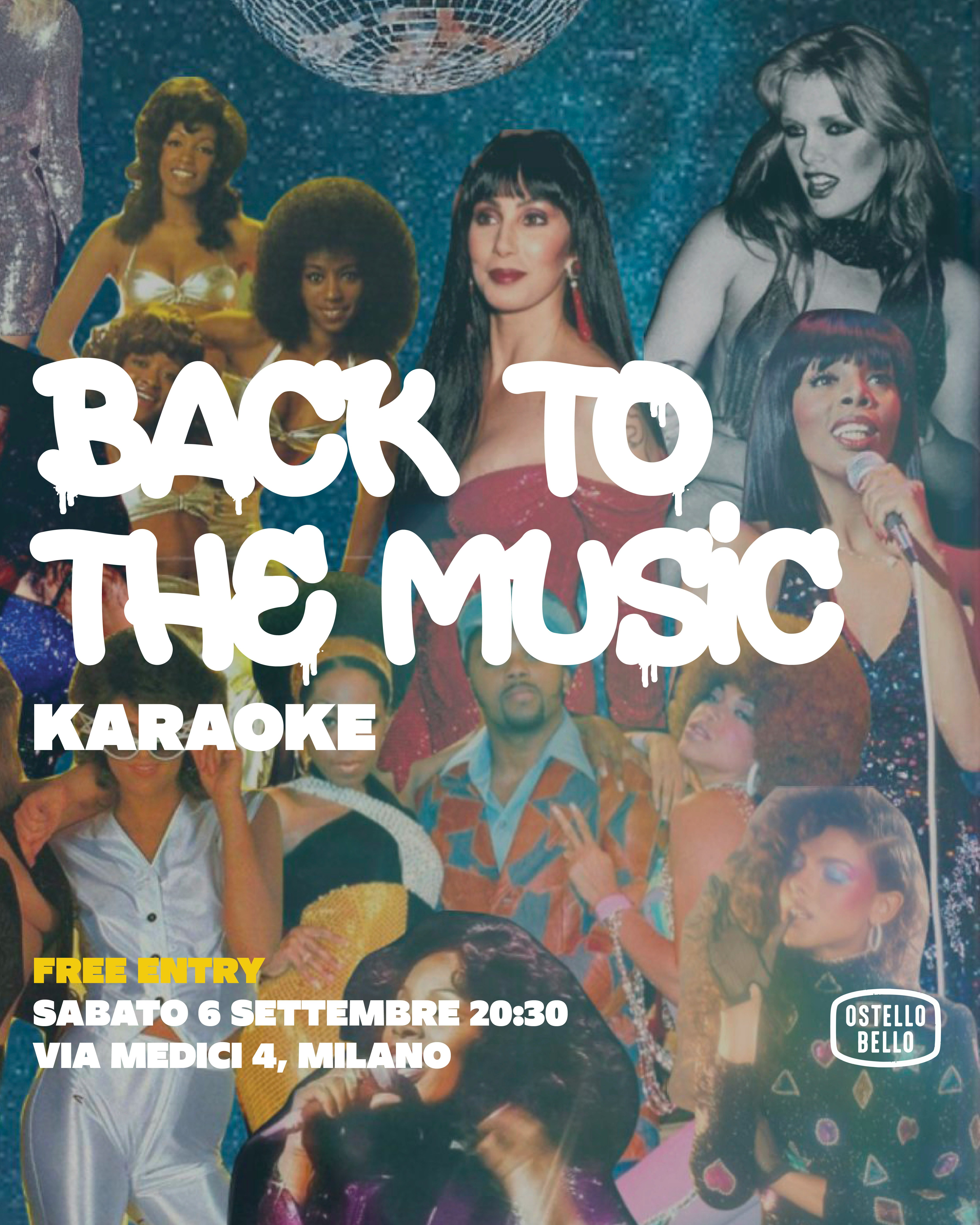 Back to the music | Karaoke Tickets | Free | Sep 6 @ Ostello Bello ...