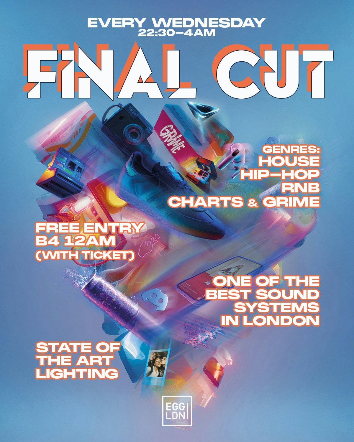 Final Cut / House, Hip Hop and Chart / Free Tix Tickets | From Free ...