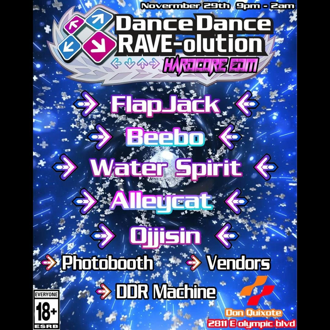 Dance Dance Rave-Olution Tickets | From $19.83 | Nov 29 @ Don Quixote ...