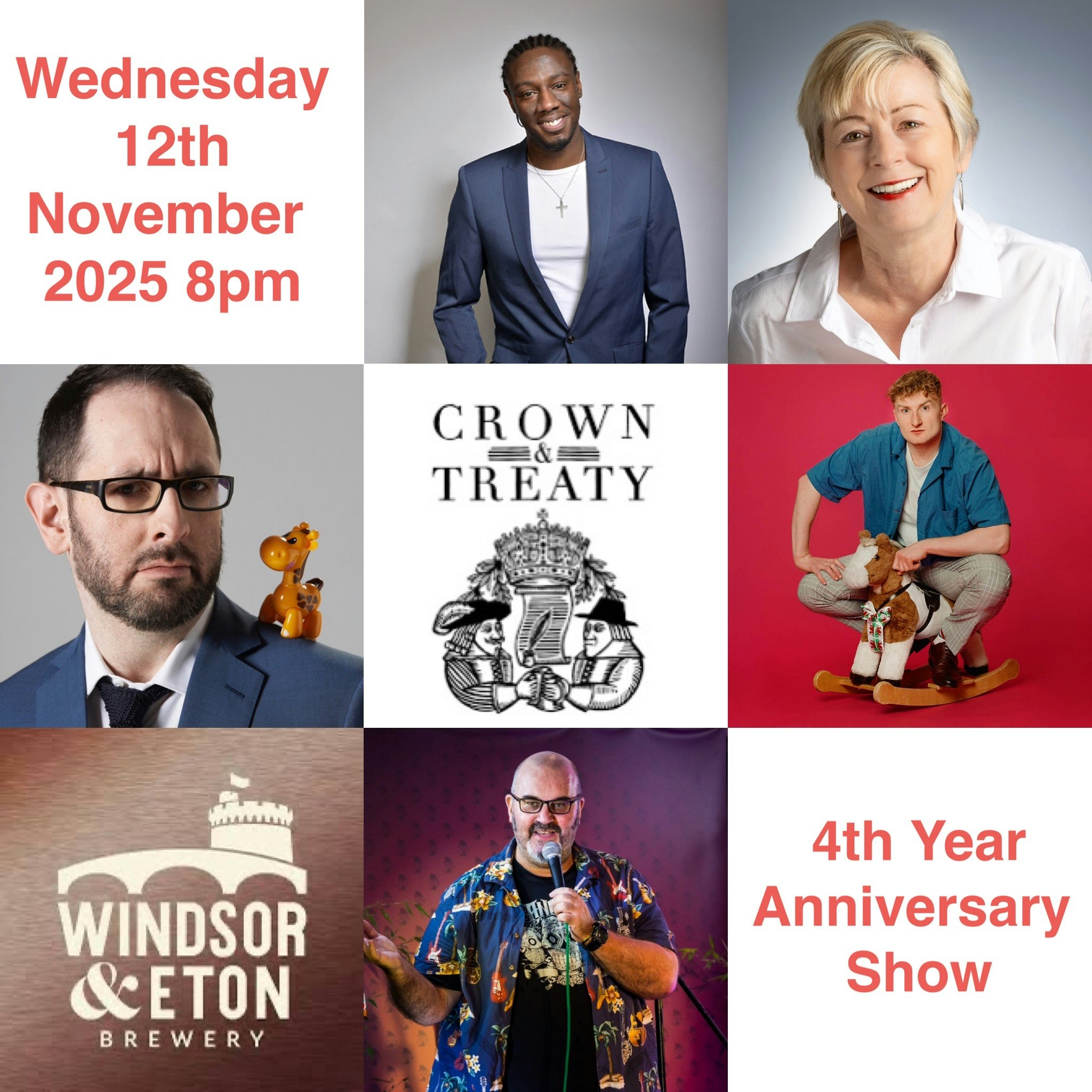 Comedy @ Crown & Treaty Uxbridge Inc a Free Drink! Tickets | From £14. ...