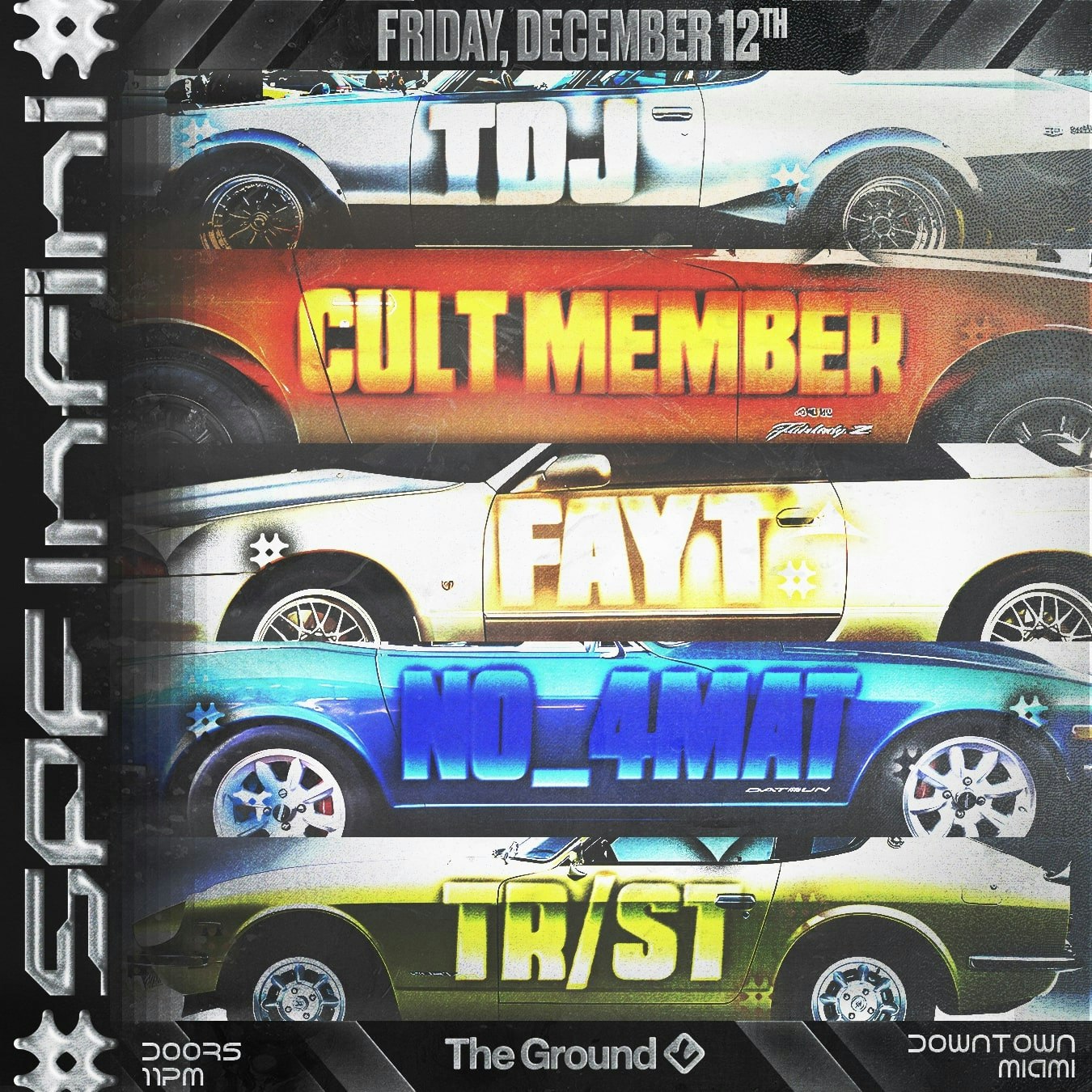SPF INFINI MIAMI Billets | À partir de 14,99 $ | 12 déc. @ The Ground ...