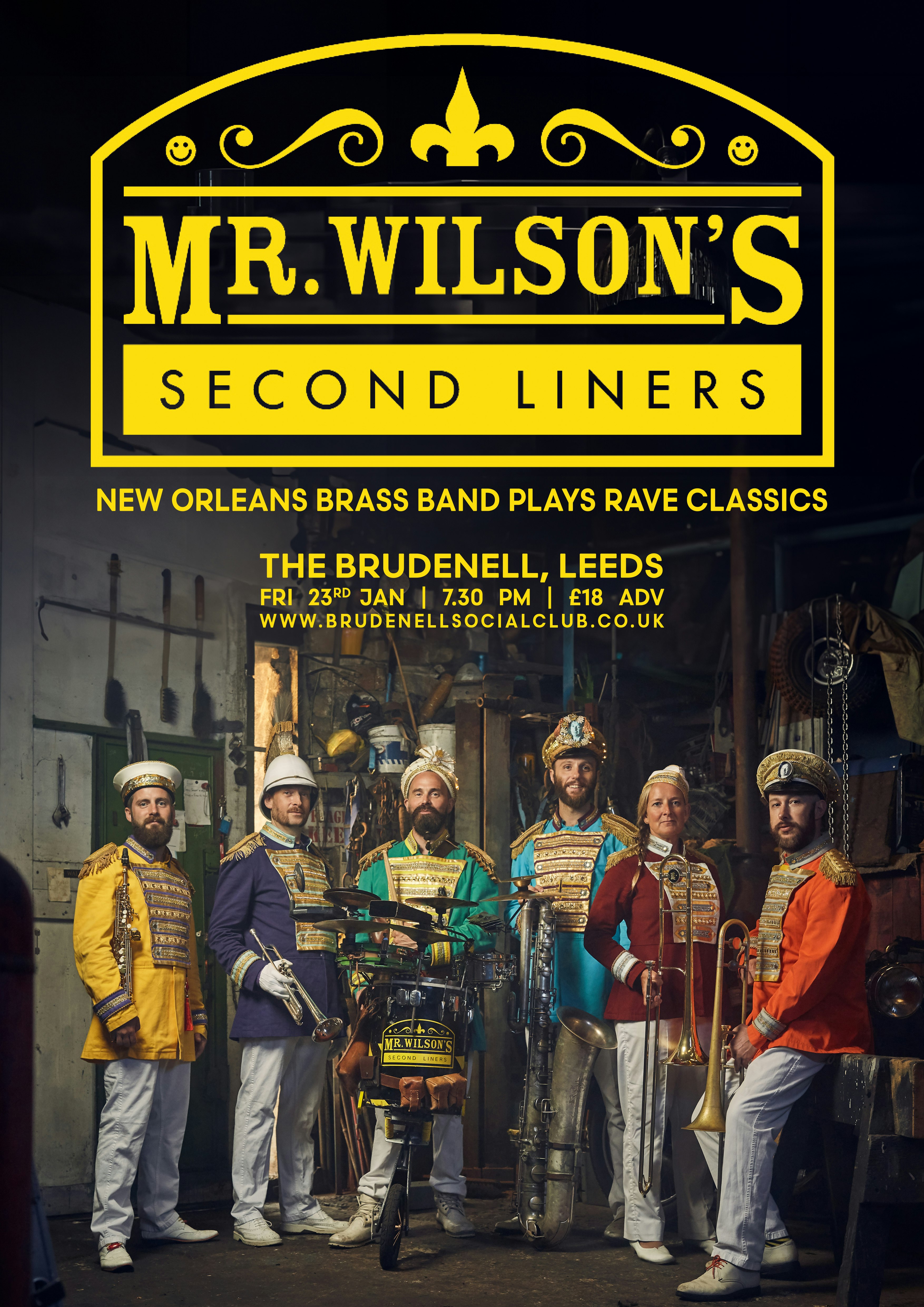 Mr Wilson's Second Liners Tickets | £20.30 | Jan 23 @ Brudenell Social ...