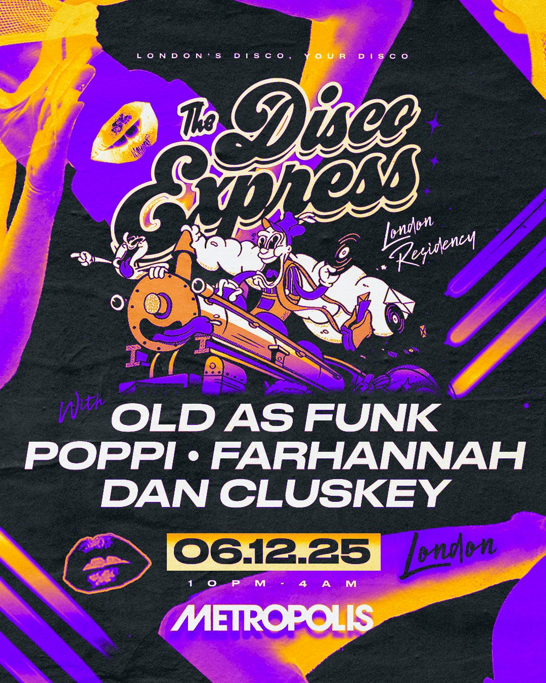 The Disco Express (Christmas Party) with: Old as Funk, Poppi, Farhannah ...