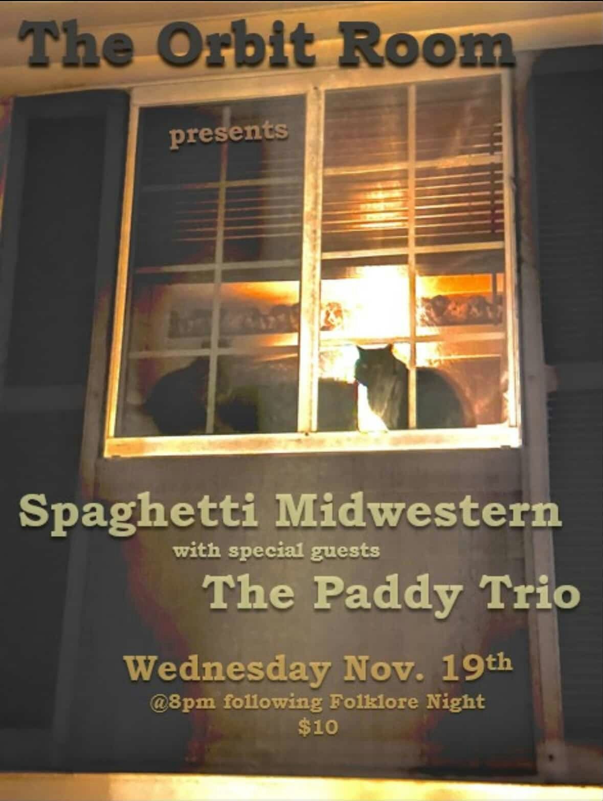 Spaghetti Midwestern // The Paddy Trio Tickets | $11.33 | 19 Nov ...