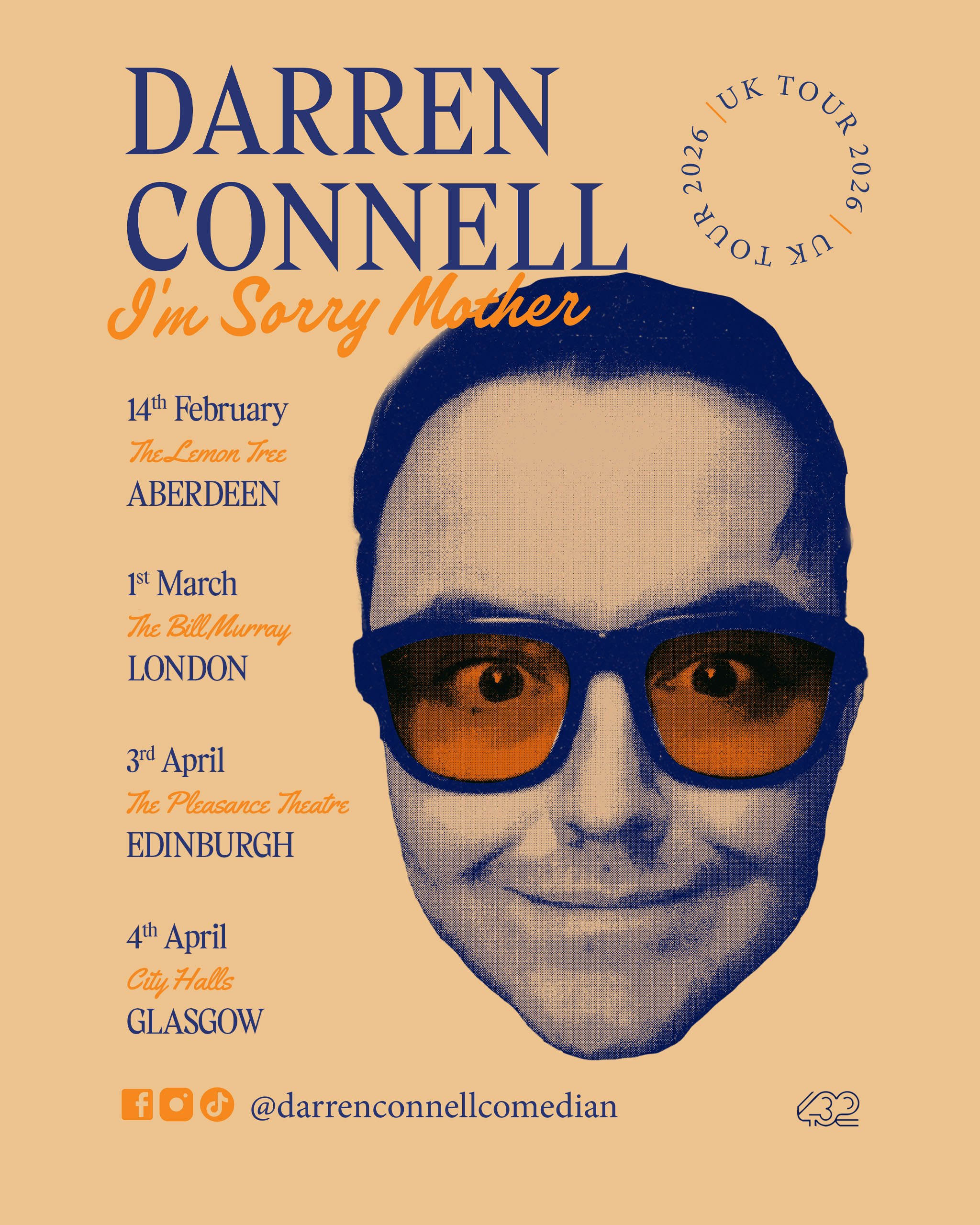 Darren Connell - I'm Sorry Mother Billets | 22,21 £ | 1 mars @ The Bill ...
