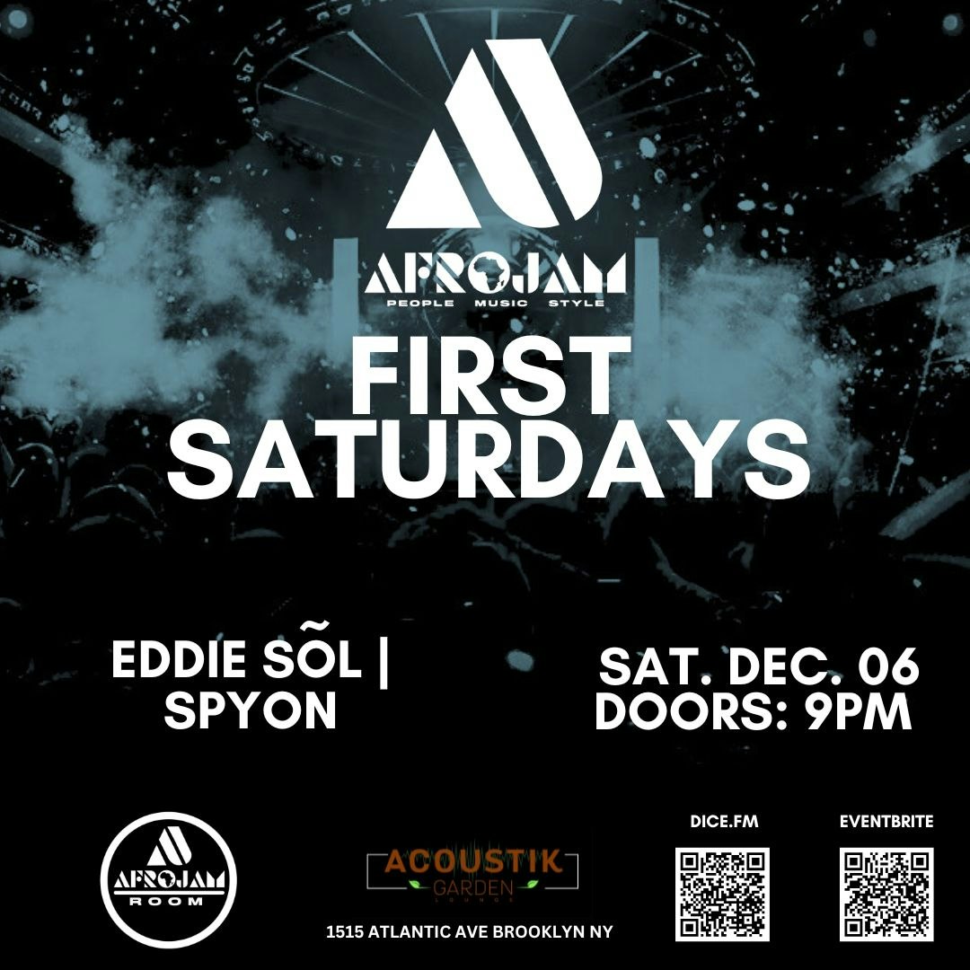 AFROJAM FIRST SATURDAY Tickets | From $22.66 | Feb 7 @ Acoustik Garden ...