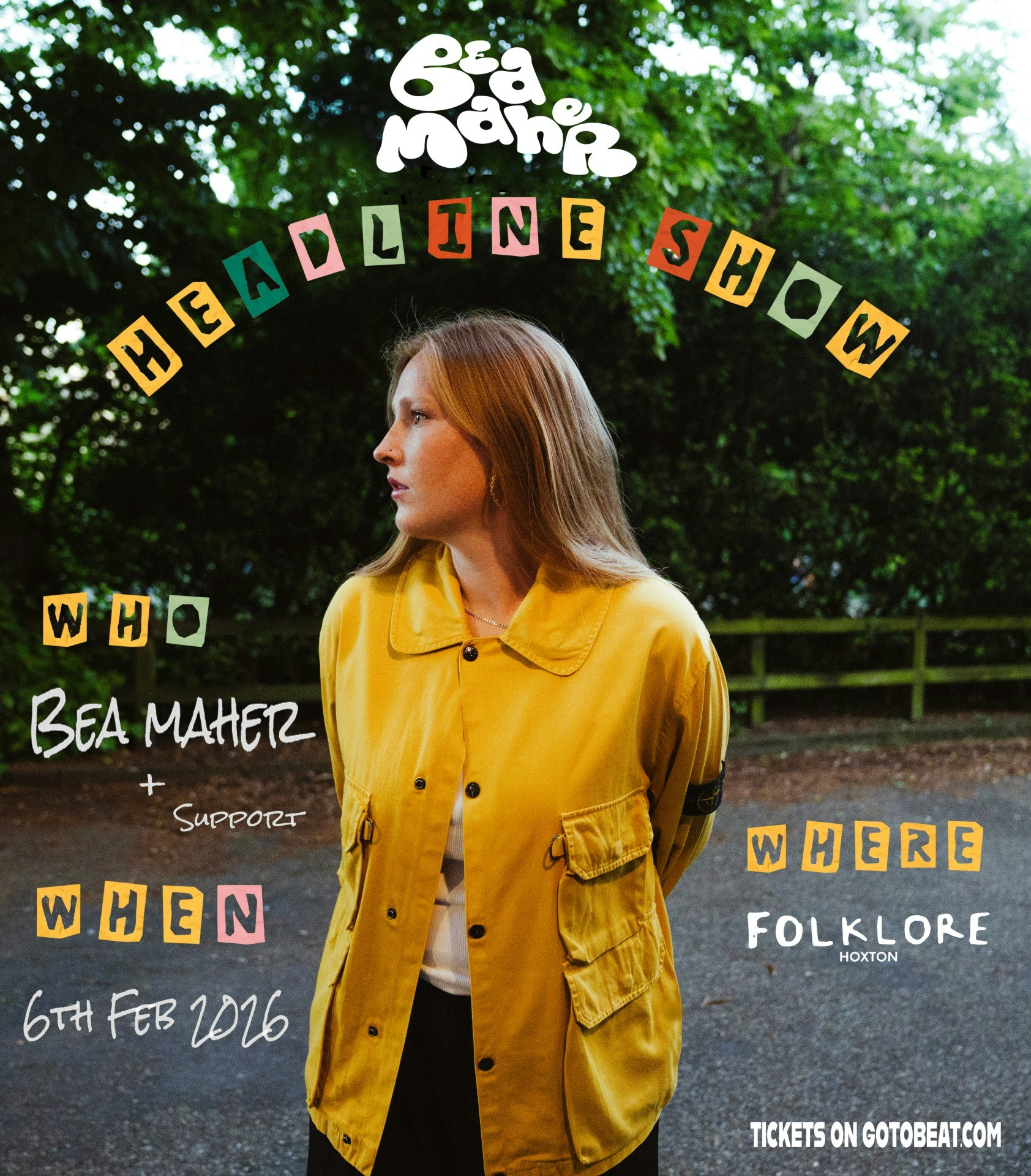 Bea Maher live in London Tickets | £17.14 | Feb 6 @ Folklore Hoxton ...