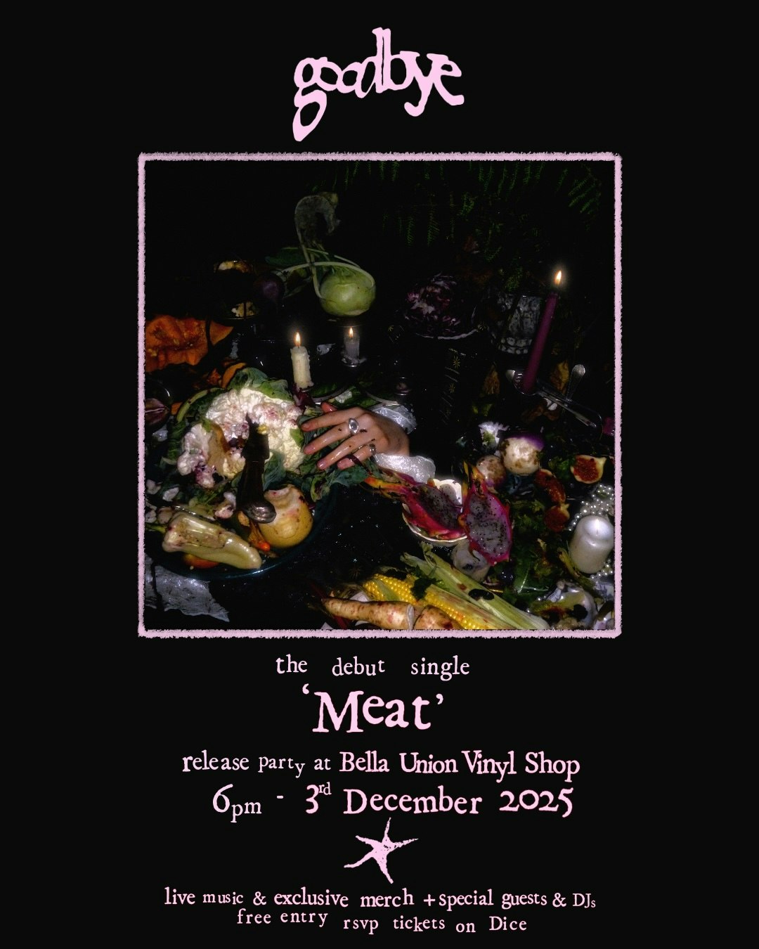 Goodbye 'Meat' Single Launch Party Tickets | Free | Dec 3 @ Bella Union ...
