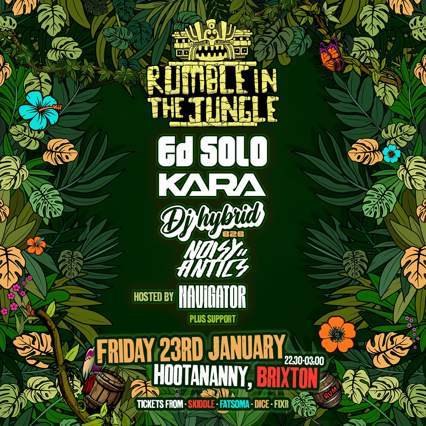 Rumble in the Jungle: Ed Solo, Kara, Navigator + More Billets | À ...