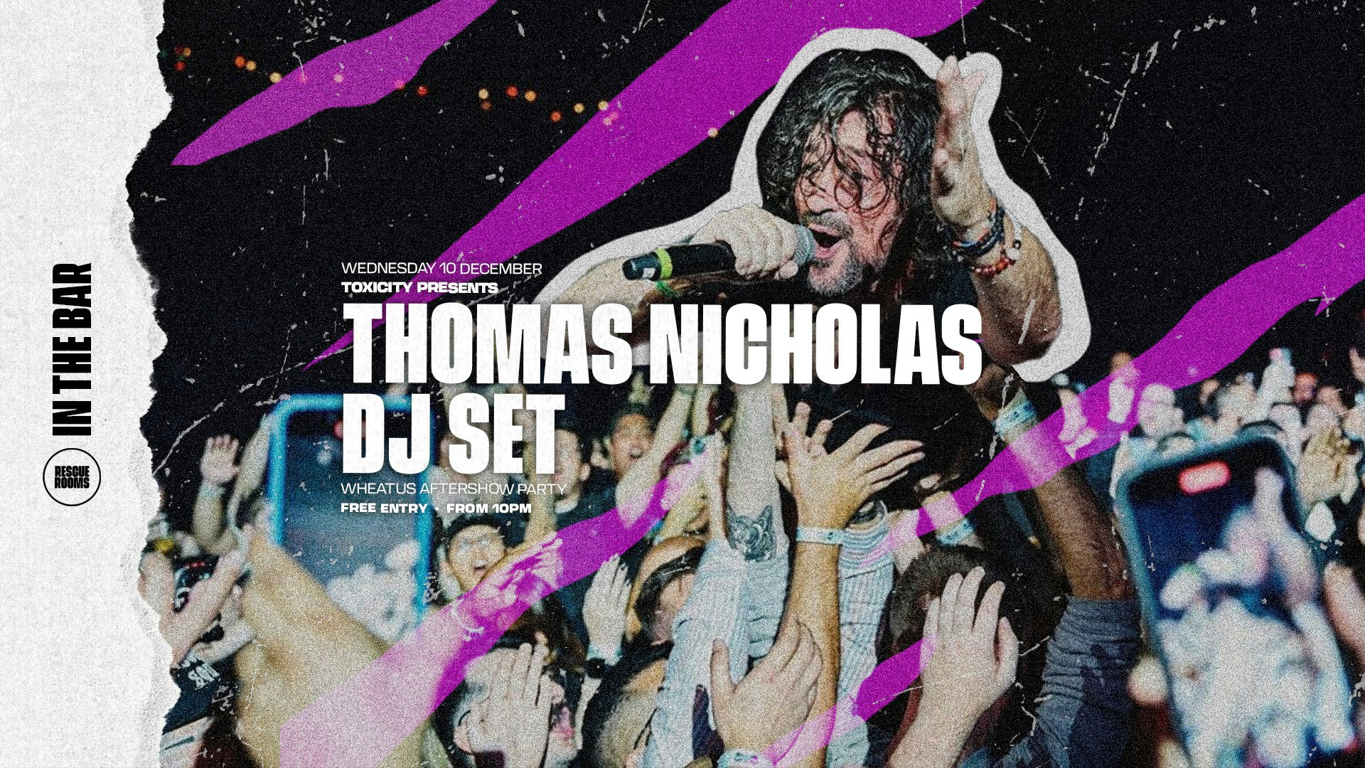 Thomas Nicholas DJ Set — Wheatus Aftershow Party Tickets | Free | Dec ...
