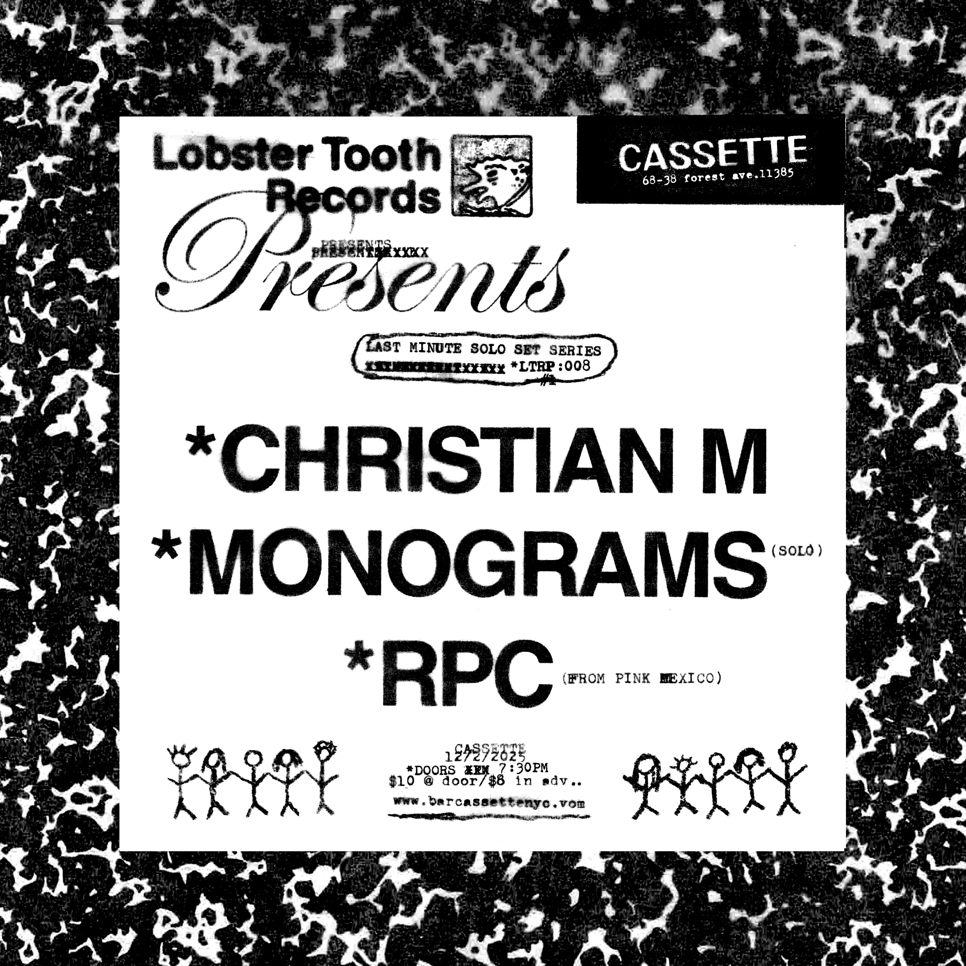 CHRISTIAN M, MONOGRAMS (SOLO), RPC (PINK MEXICO) Entradas | 9,99 $ | 2 ...