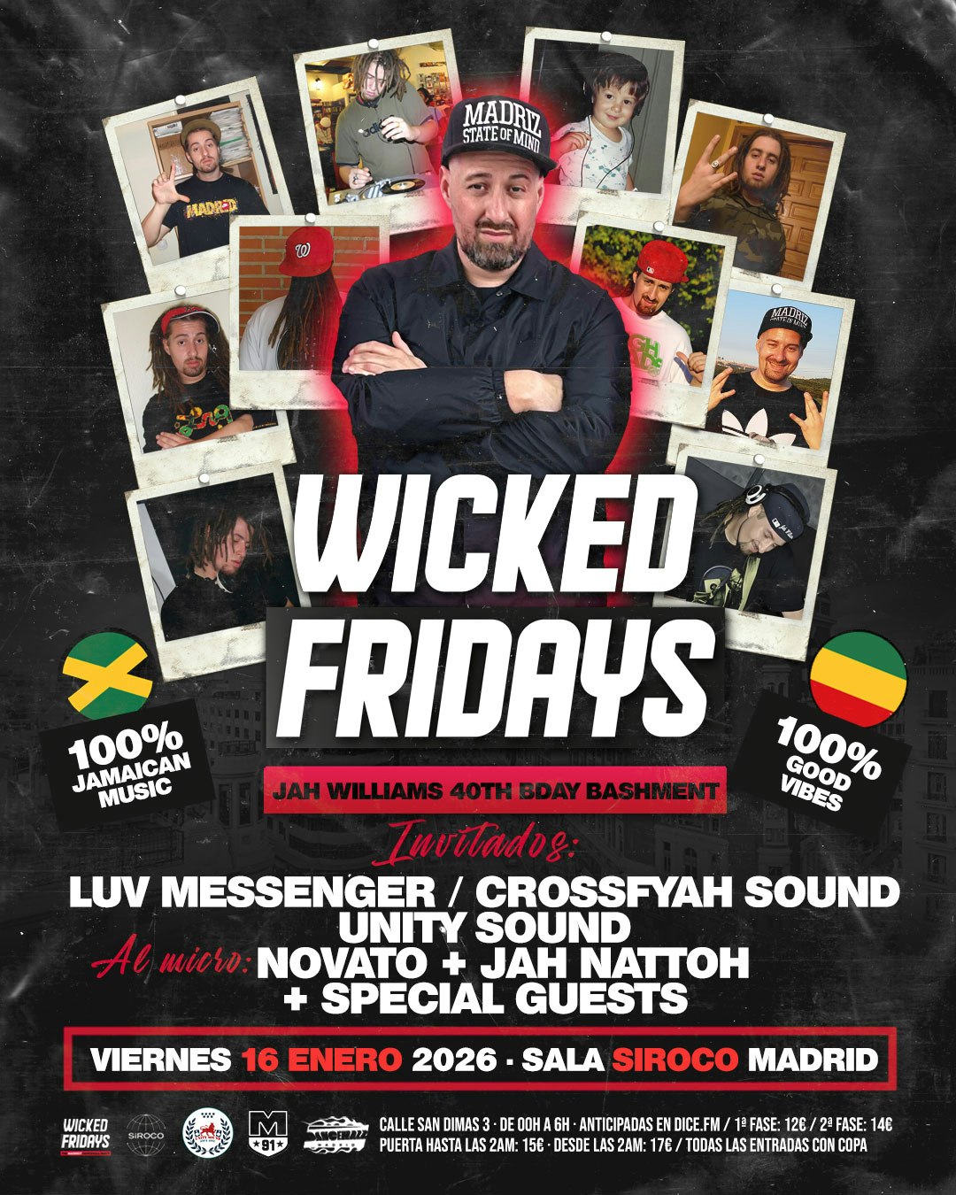 Wicked Fridays [ULTIMAS ENTRADAS EN TAQUILLA] Tickets | €15 | 16 Jan ...