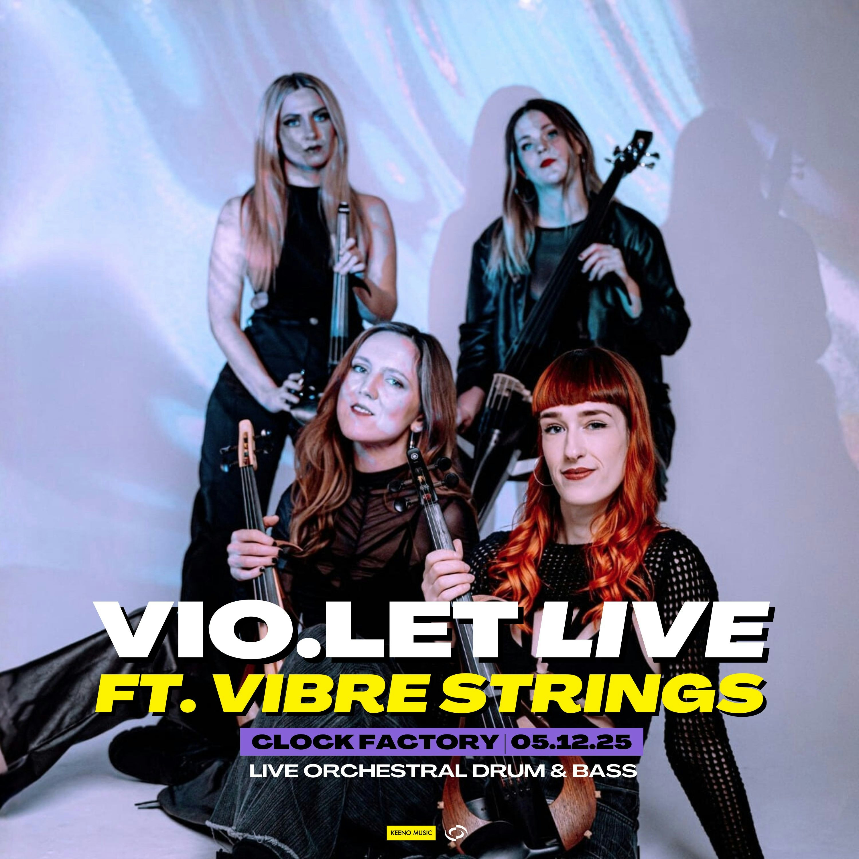 Vio.let LIVE ft. Vibre Strings | Clock Factory Headline Billets | 10,30 ...
