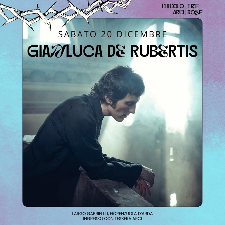 C3R | Gianluca De Rubertis Entradas | Gratis | 20 dic @ Circolo Arci ...