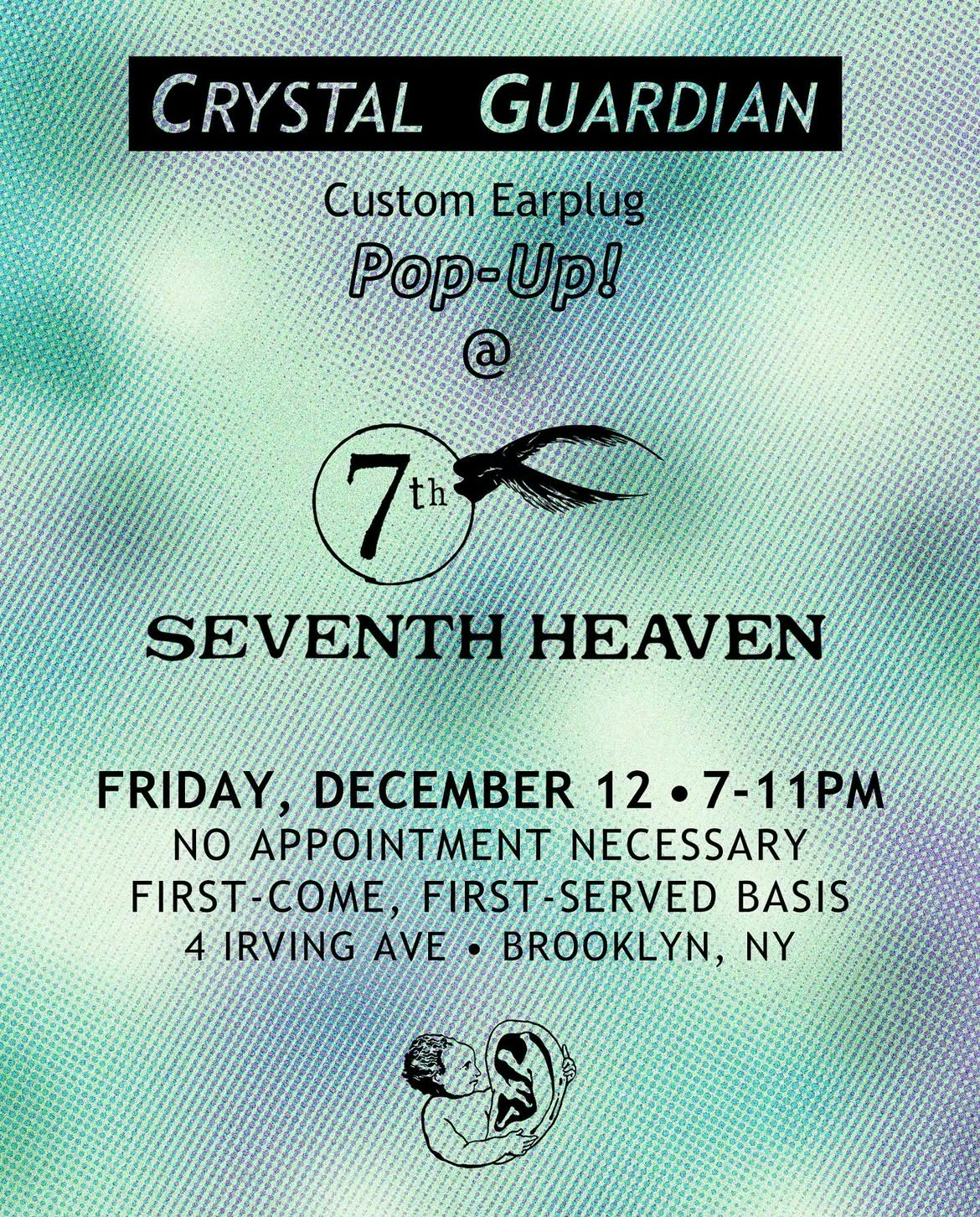 Crystal Guardian Custom Earplug Pop-Up Shop Tickets | Free | Dec 12 ...