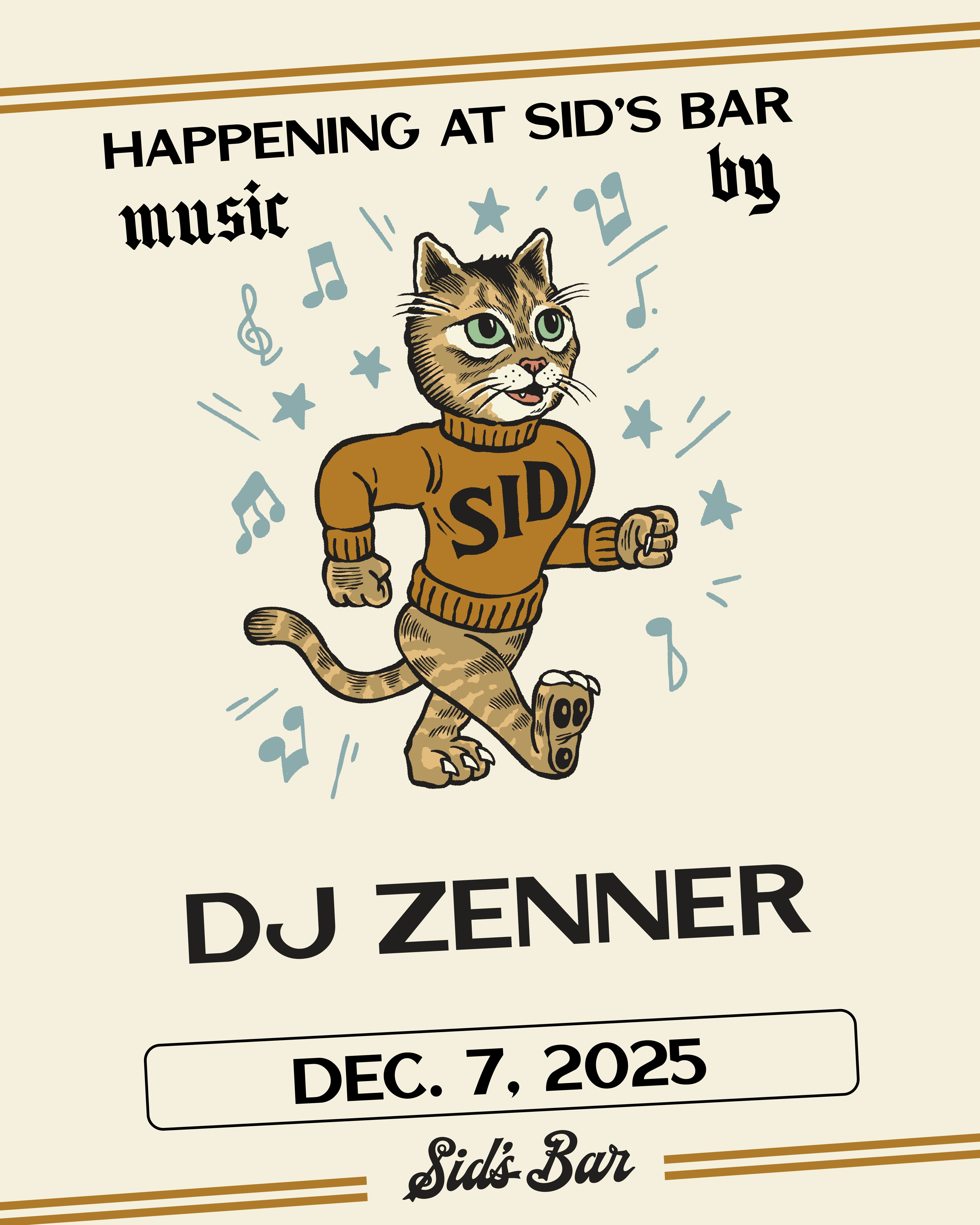 DJ Zenner Tickets | Free | 7 Dec @ Sid The Cat Auditorium, Pasadena | DICE