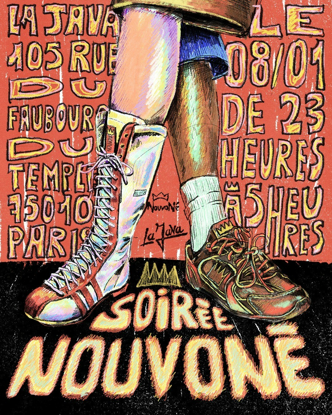 SOIRÉE NOUVONÉ @LA JAVA Tickets | €15 | 8 Jan @ La Java, Paris | DICE