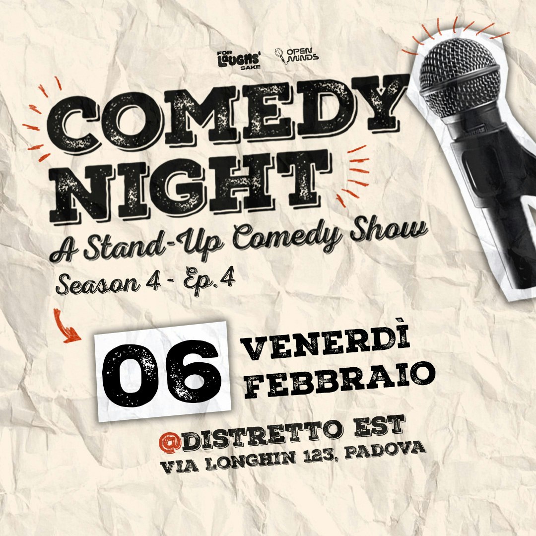 Comedy Night - A Stand-Up Comedy Show | S4 Ep.IV Tickets | From €5 | 6 ...