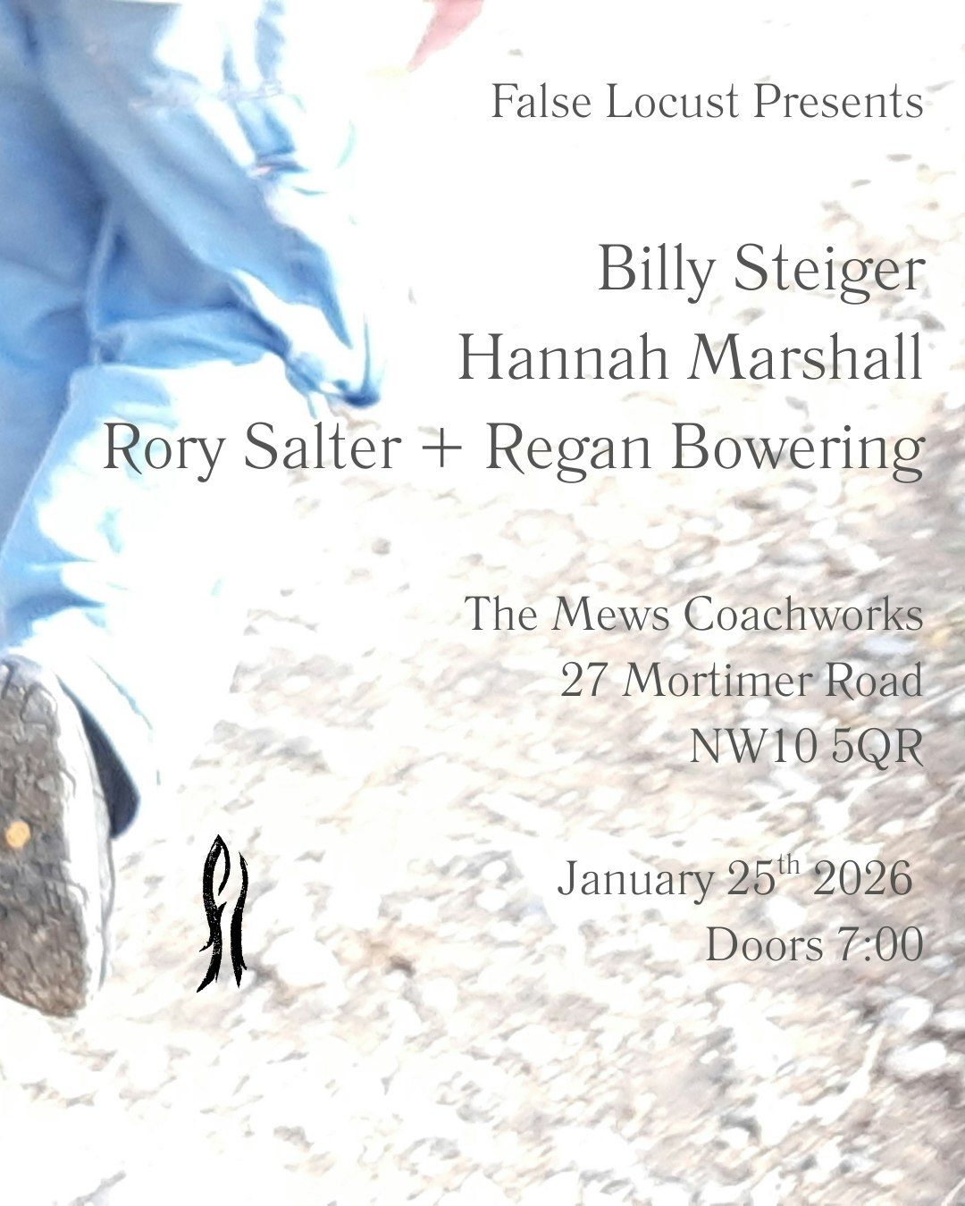 Billy Steiger, Hannah Marshall, Bowering + Salter Entradas | 12 £ | 25 ...