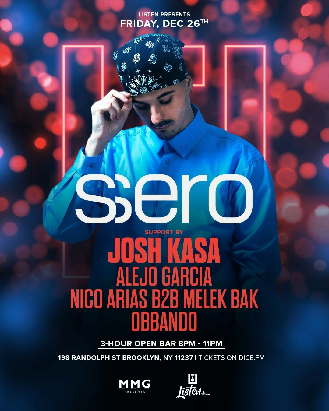 Ssero, Josh Kasa, Alejo Garcia, Nico Arias b2b Melek Bak, Obbando ...