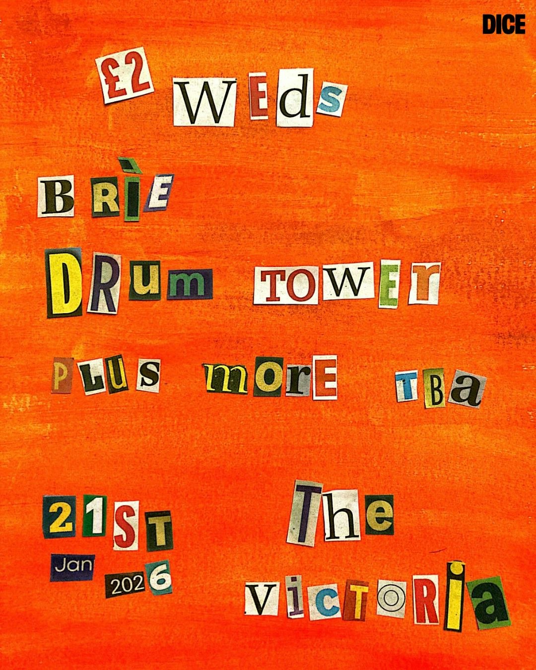 £2 WEDS: Brìe / Drum Tower / Flounder Tickets | £2 | Jan 21 @ The ...