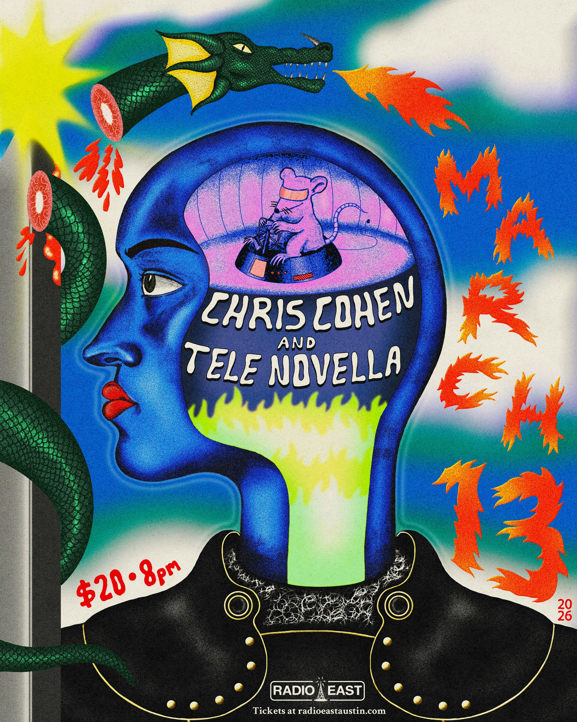 Tele Novella / Chris Cohen Entradas | 24,54 $ | 13 mar @ Radio East ...