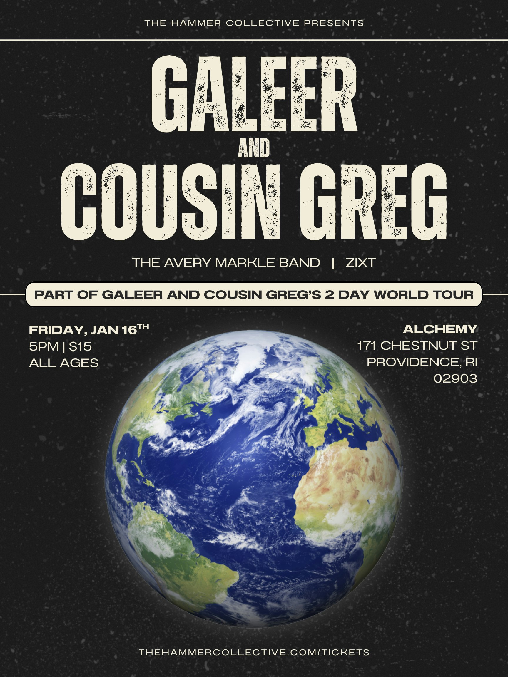 Galeer / Cousin Greg / The Avery Markle Band / ZIXT Tickets | $17.31 ...