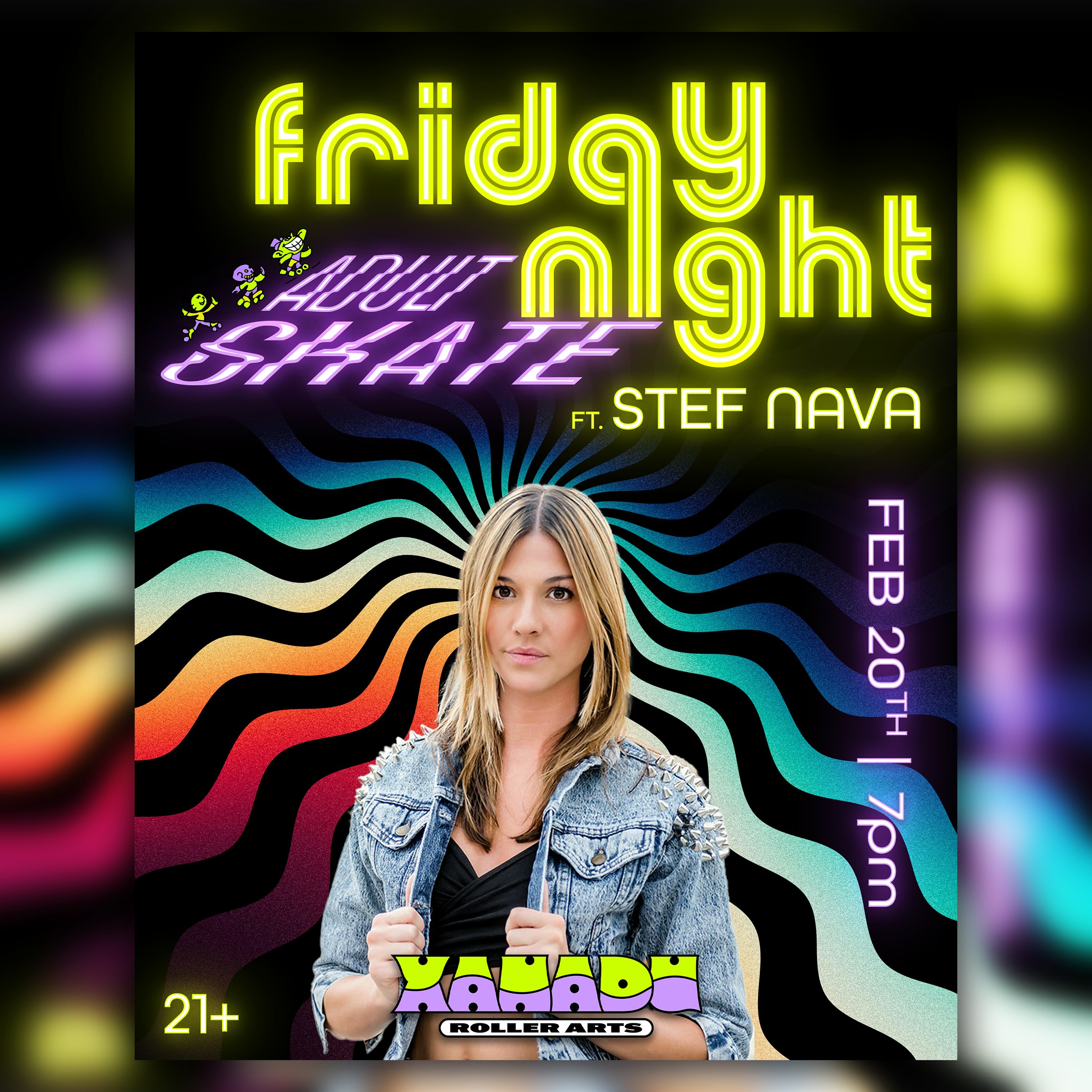 Friday Night Adult Skate ft. Stef Nava (skate) Billets | 32,71 $ | 20 ...