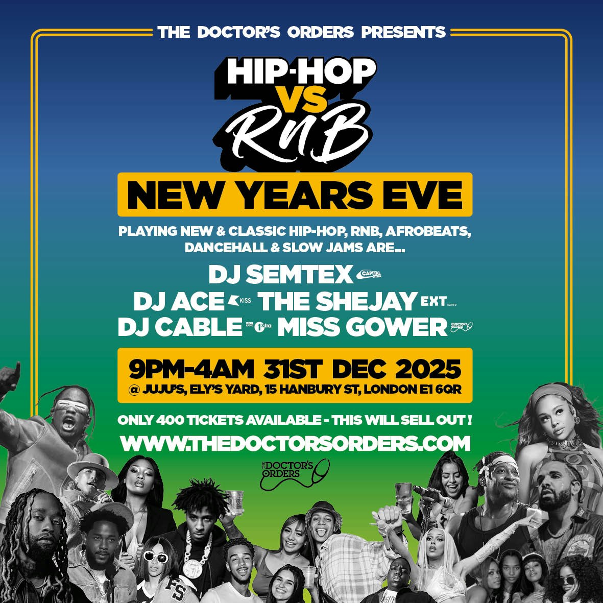Hip-Hop vs RnB New Year's Eve Tickets | £27.50 | 31 Dec @ JuJu's Bar ...
