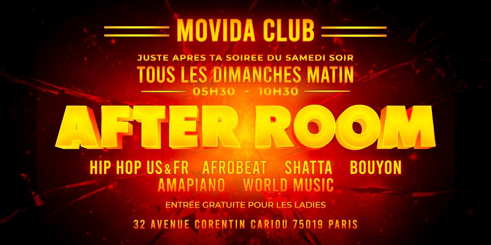 AFTER ROOM - TOUS LES DIMANCHES MATINS Tickets | From Free | Jan 11 ...