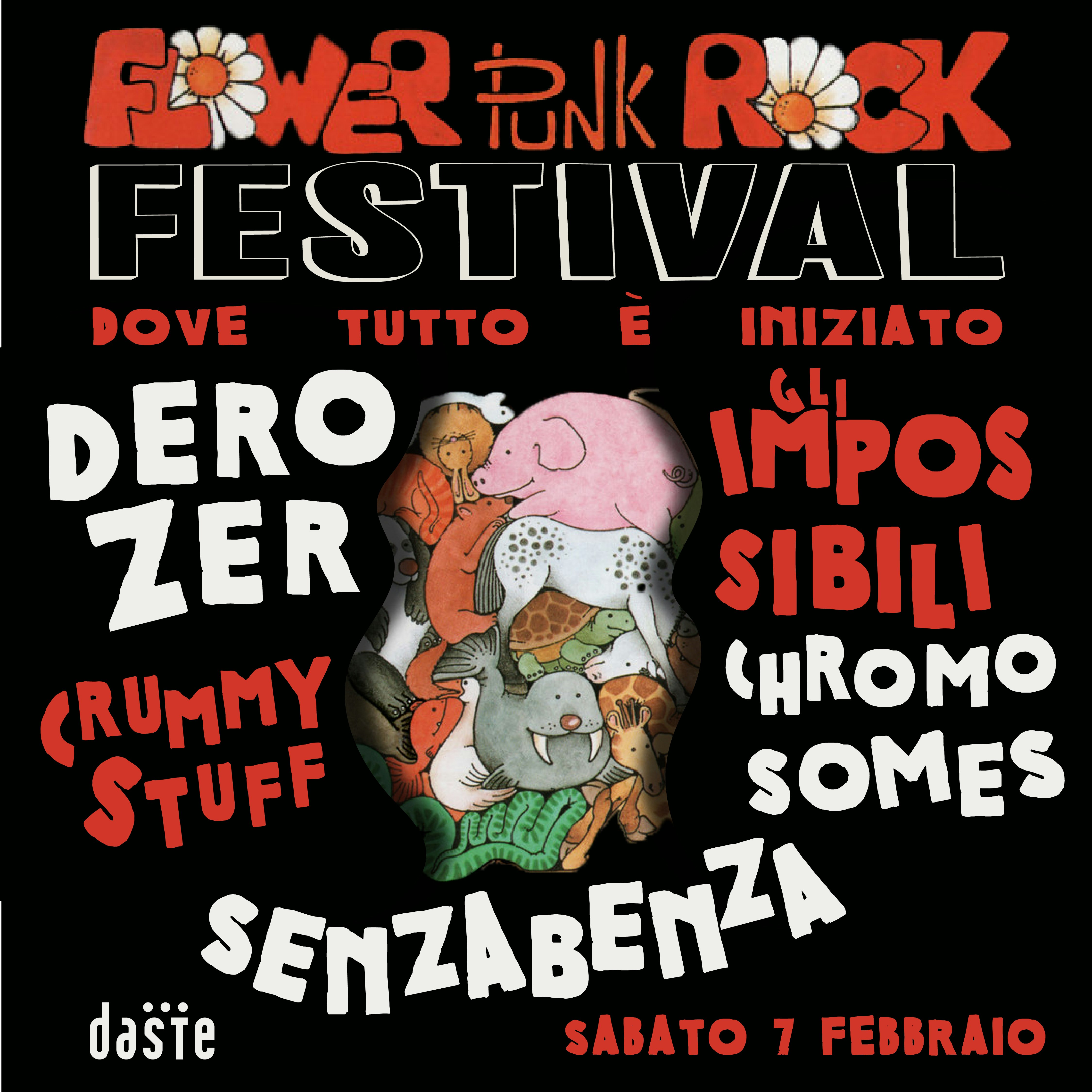 FLOWER PUNK ROCK FESTIVAL con DEROZER, GLI IMPOSSIBILI, SENZABENZA e ...