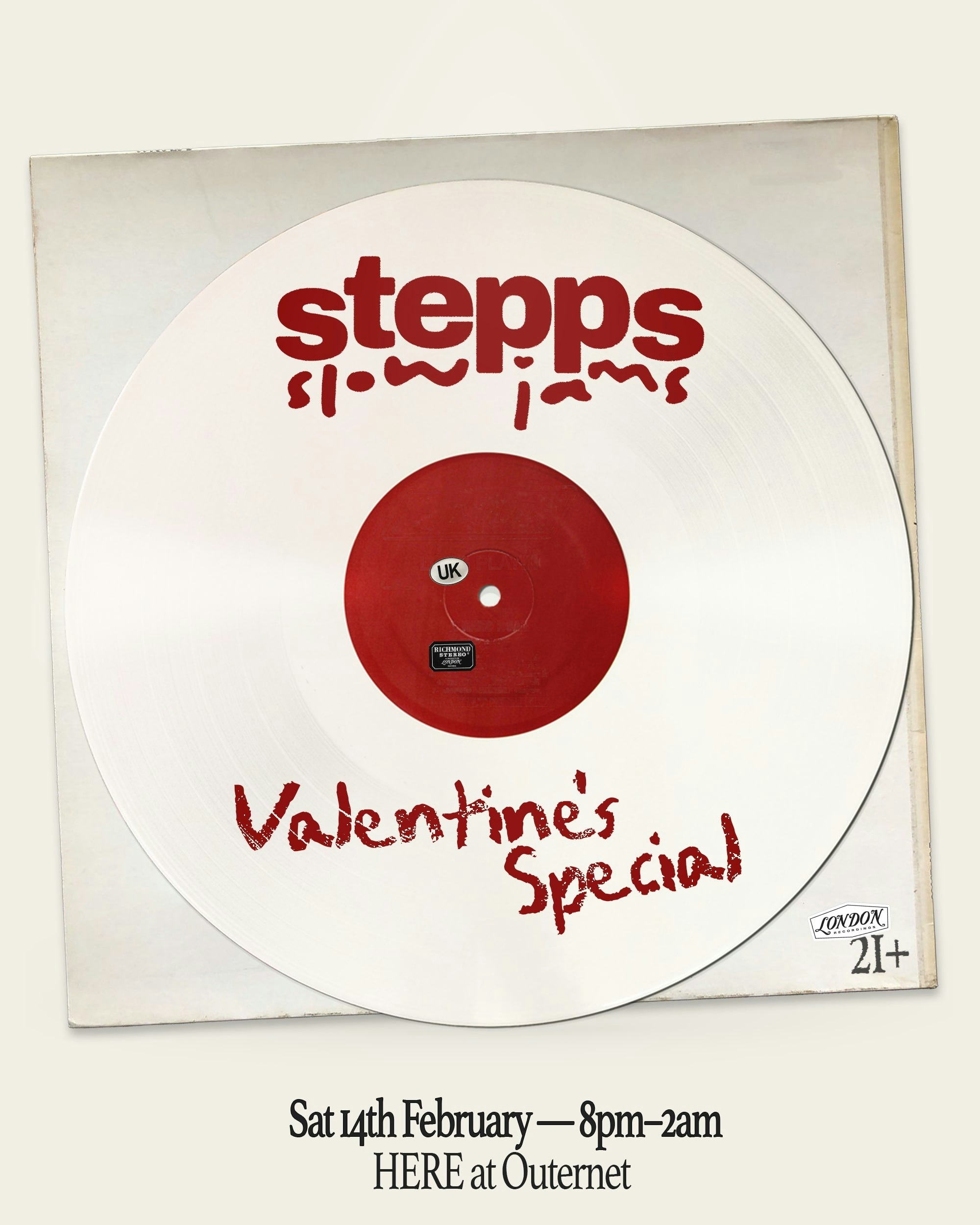 Stepps Slow Jams: Valentine’s Special Billets | 19 £ | 14 févr. @ HERE ...