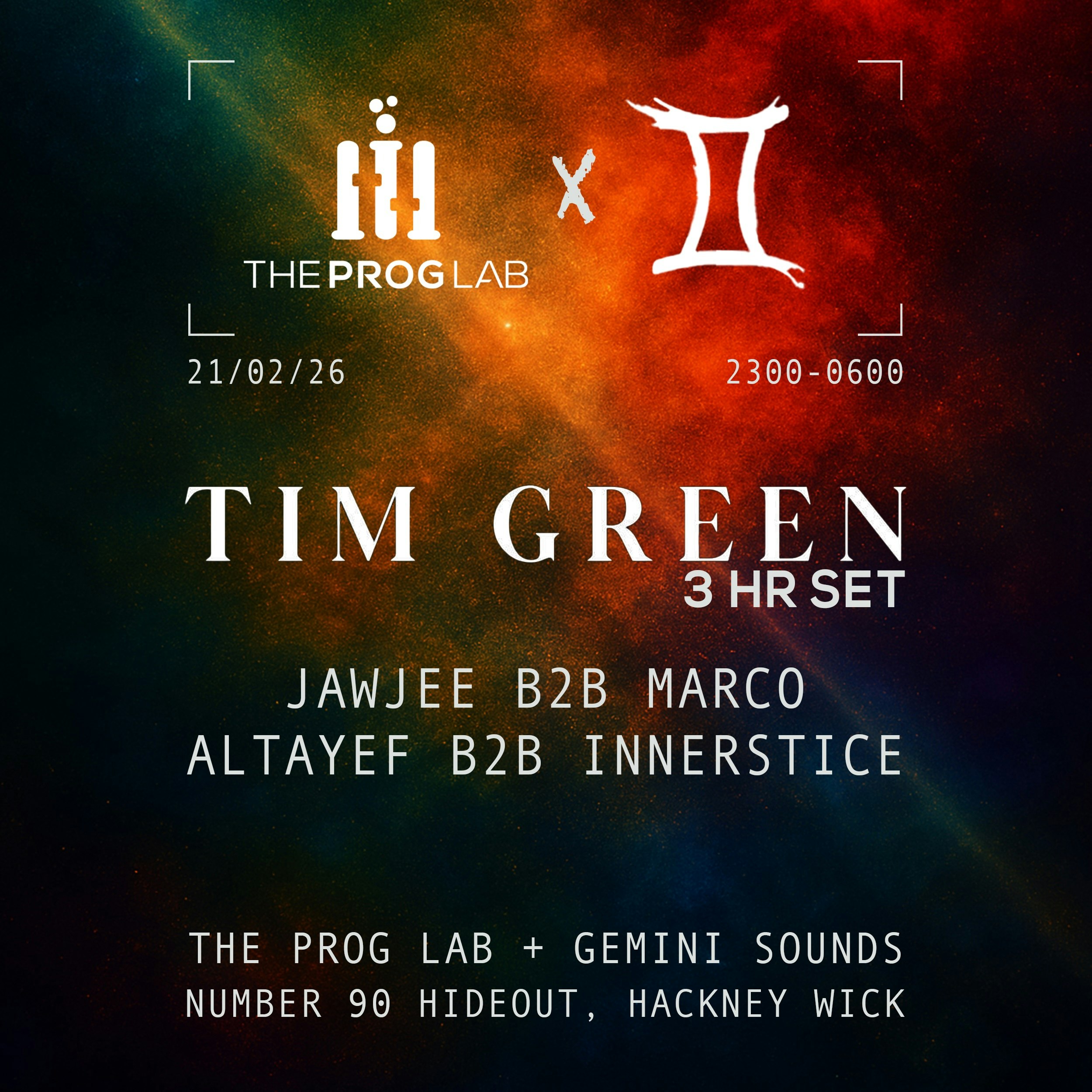 The Prog Lab x Gemini Sounds presents Tim Green Tickets | £17 | 21 Feb ...