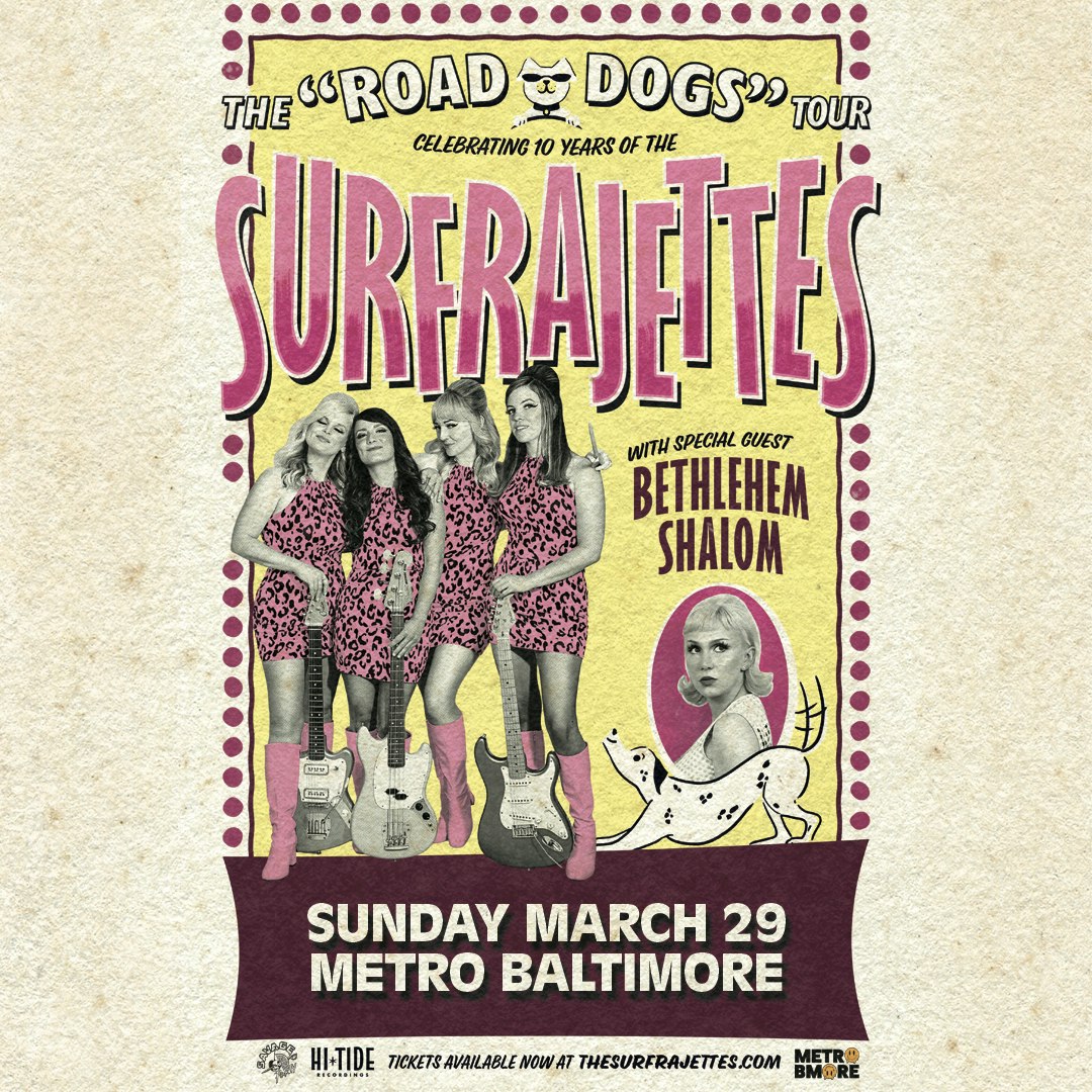 THE SURFRAJETTES w/ Bethlehem Shalom Tickets | $25.75 | 29 Mar @ Metro ...