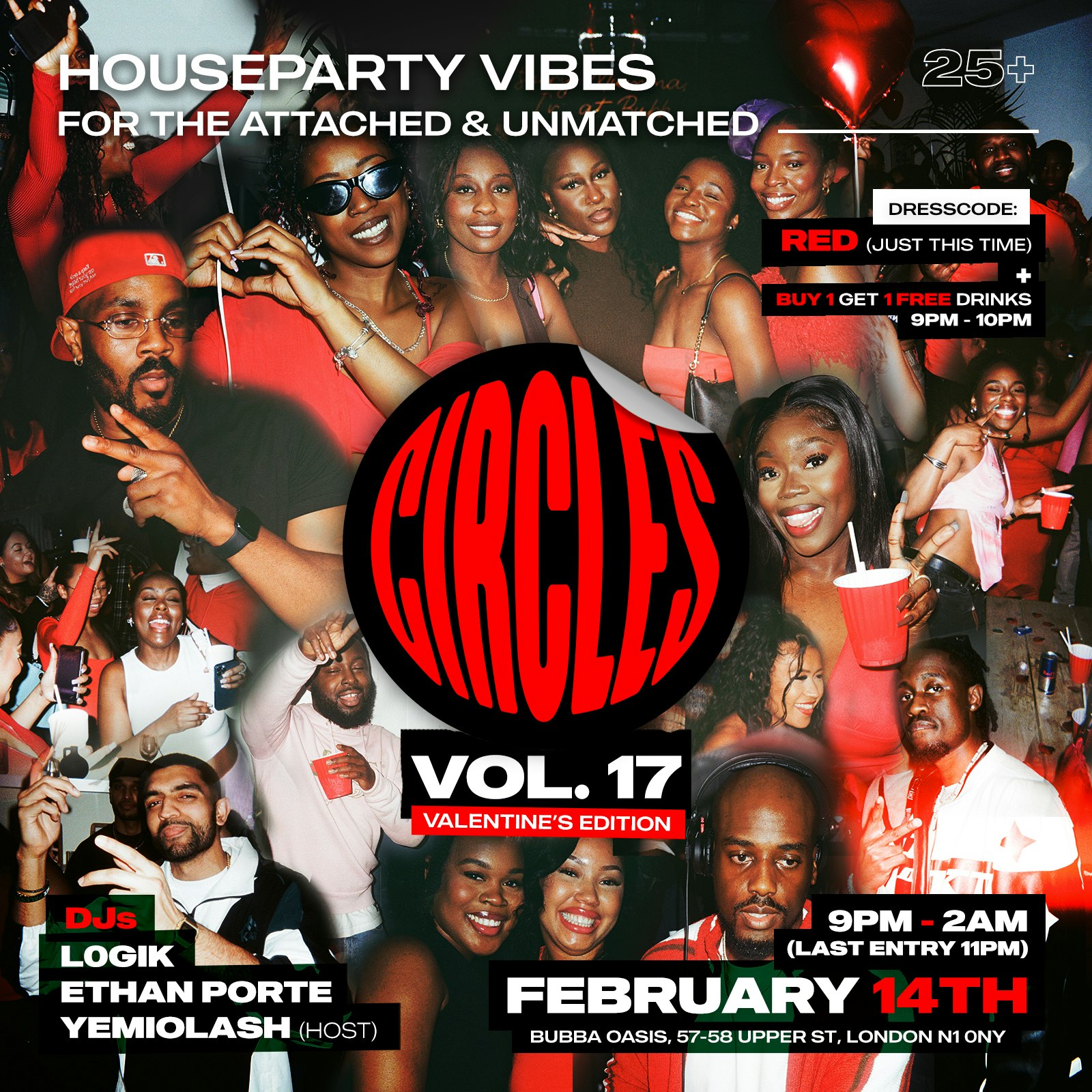 CIRCLES: Valentine's Edition Vol 17 Tickets | From £16.69 | 14 Feb ...