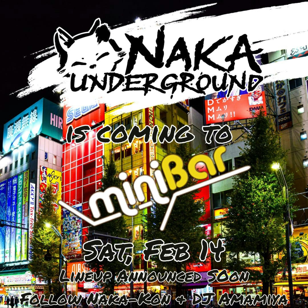 Naka Underground (Anime Rave) Tickets | $13.15 | 14 Feb @ miniBar ...