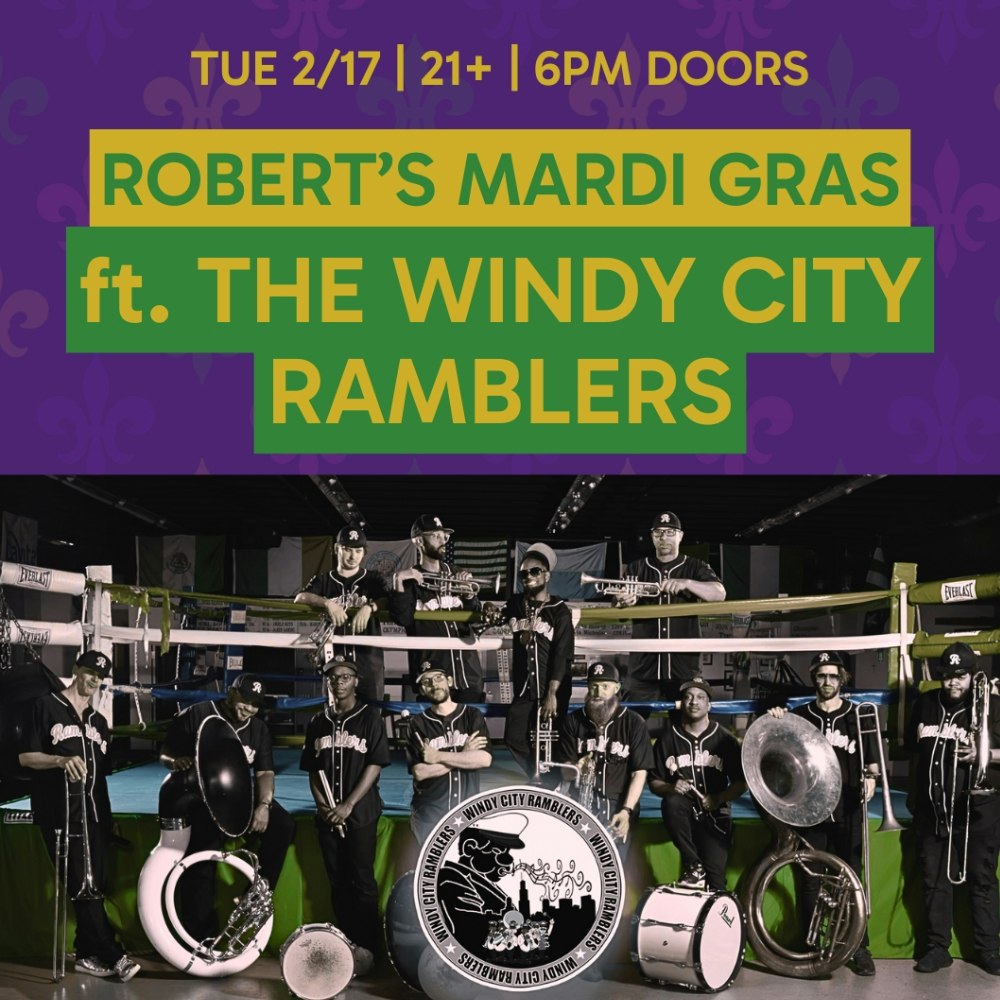 Robert's Mardi Gras: The Windy City Ramblers Tickets | From $26.78 ...