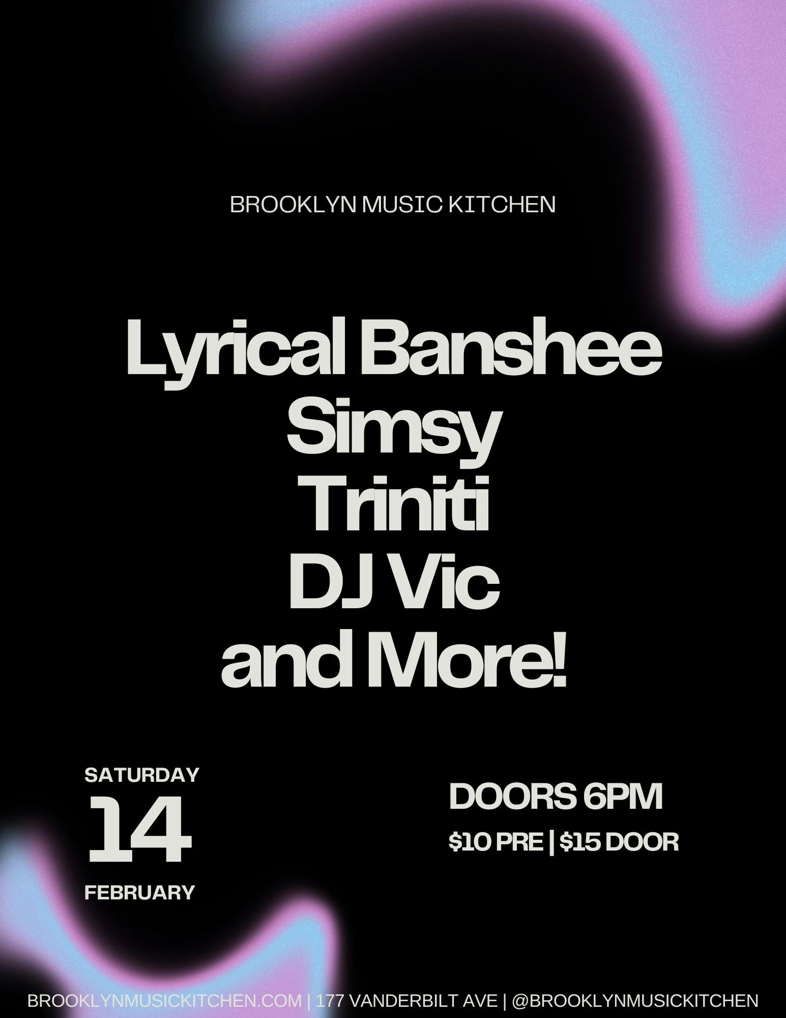 Lyrical Banshee, Simsy, Triniti, DJ Vic + More! Tickets | From $11.33 ...