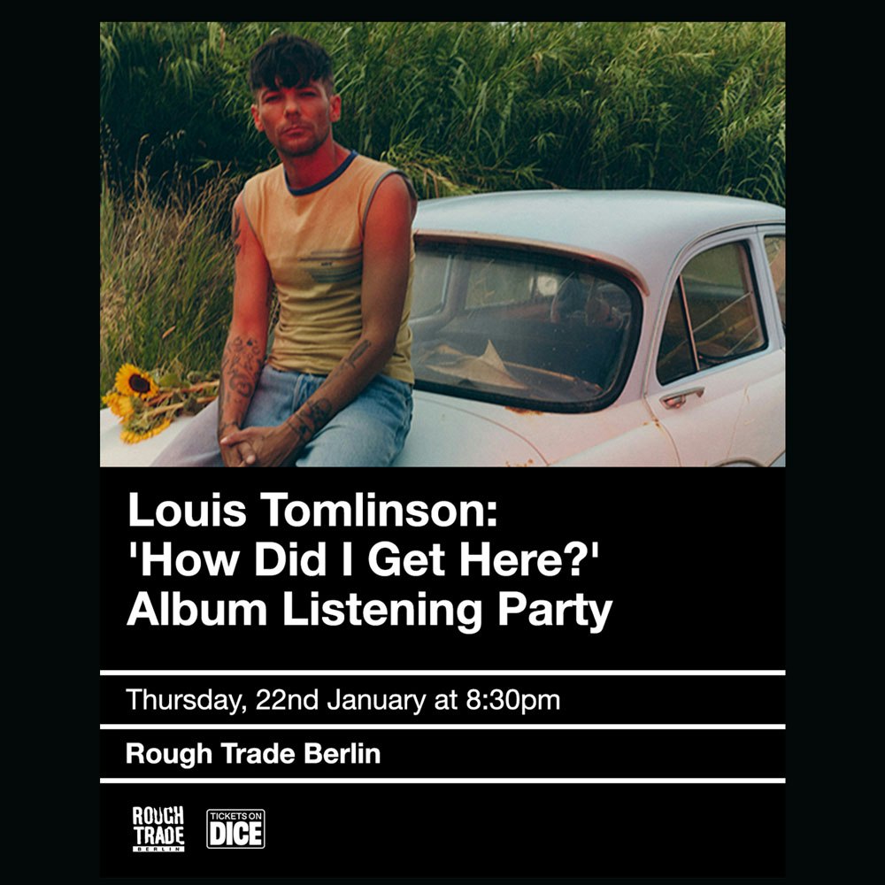 Louis Tomlinson: 'How Did I Get Here?' Album Listening Party Tickets ...