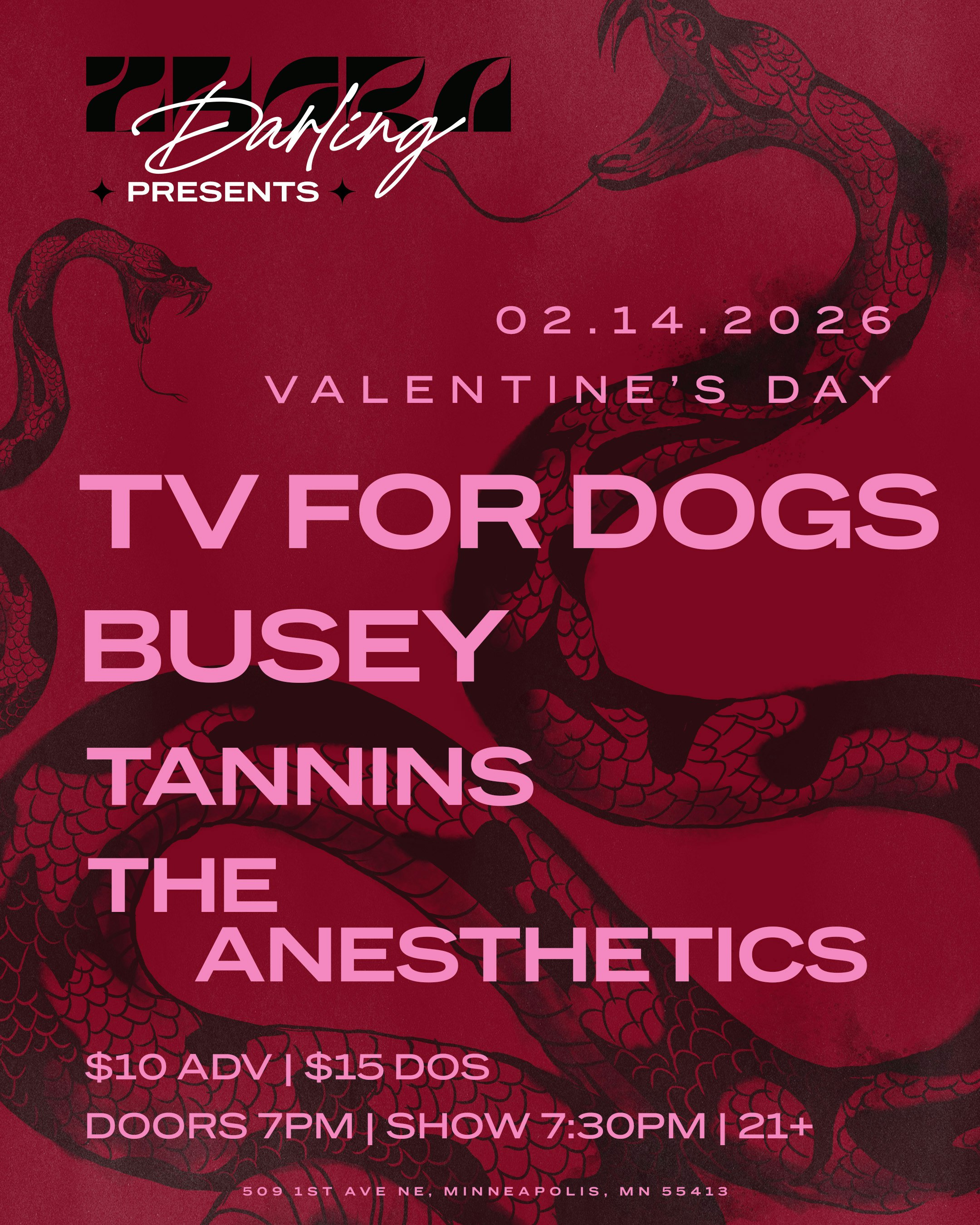 TV For Dogs, Busey, Tannins, & The Anesthetics Tickets | $12.70 | 14 ...