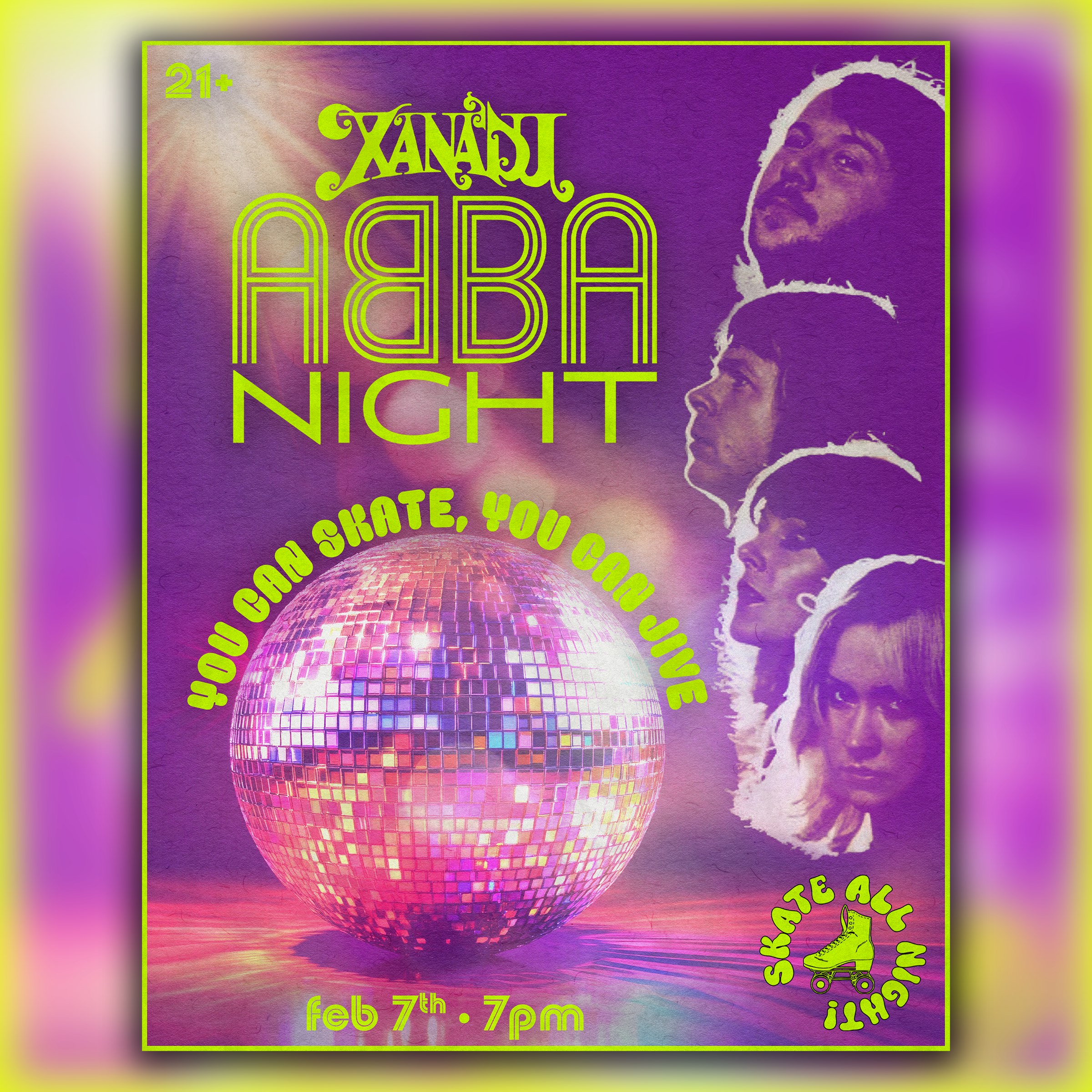 Abba Night (skate) Biglietti | Da 32,71 $ | 7 feb @ Xanadu, New York | DICE