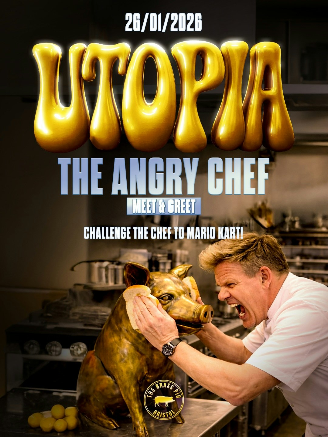 Utopia | The Angry Chef Tickets | From Free | Jan 26 @ The Brass Pig ...