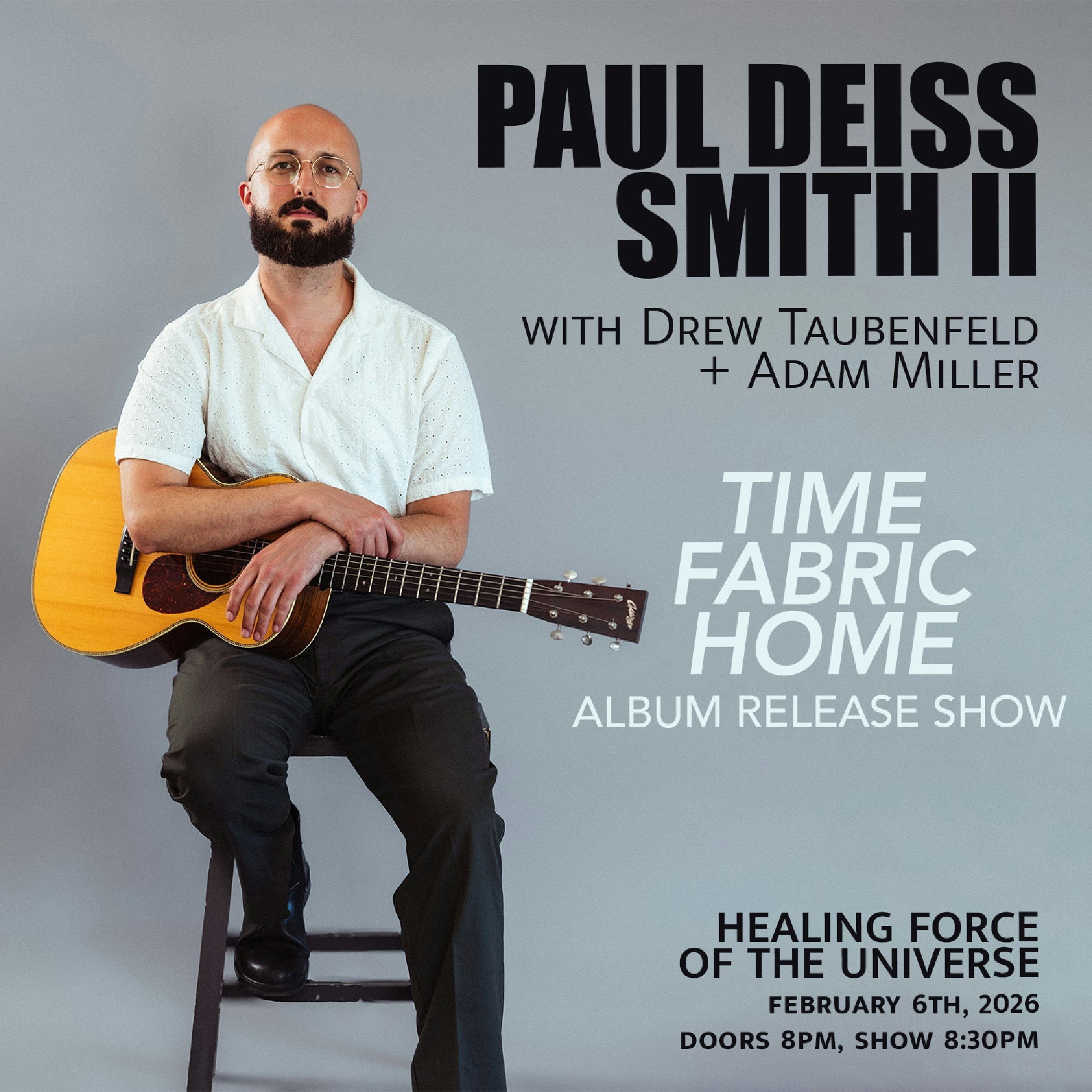 Paul Deiss Smith II, Drew Taubenfeld, Adam Miller Tickets | $18.13 | 6 ...