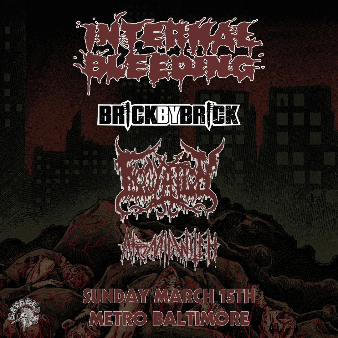 INTERNAL BLEEDING w/ Brick by Brick, Inoculation and Atomic Witch ...