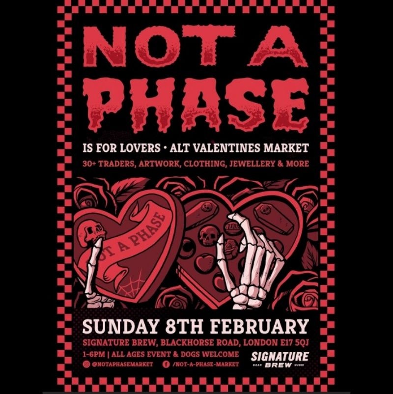Not A Phase - Alt Valentines Market | London Tickets | Free | Feb 8 ...