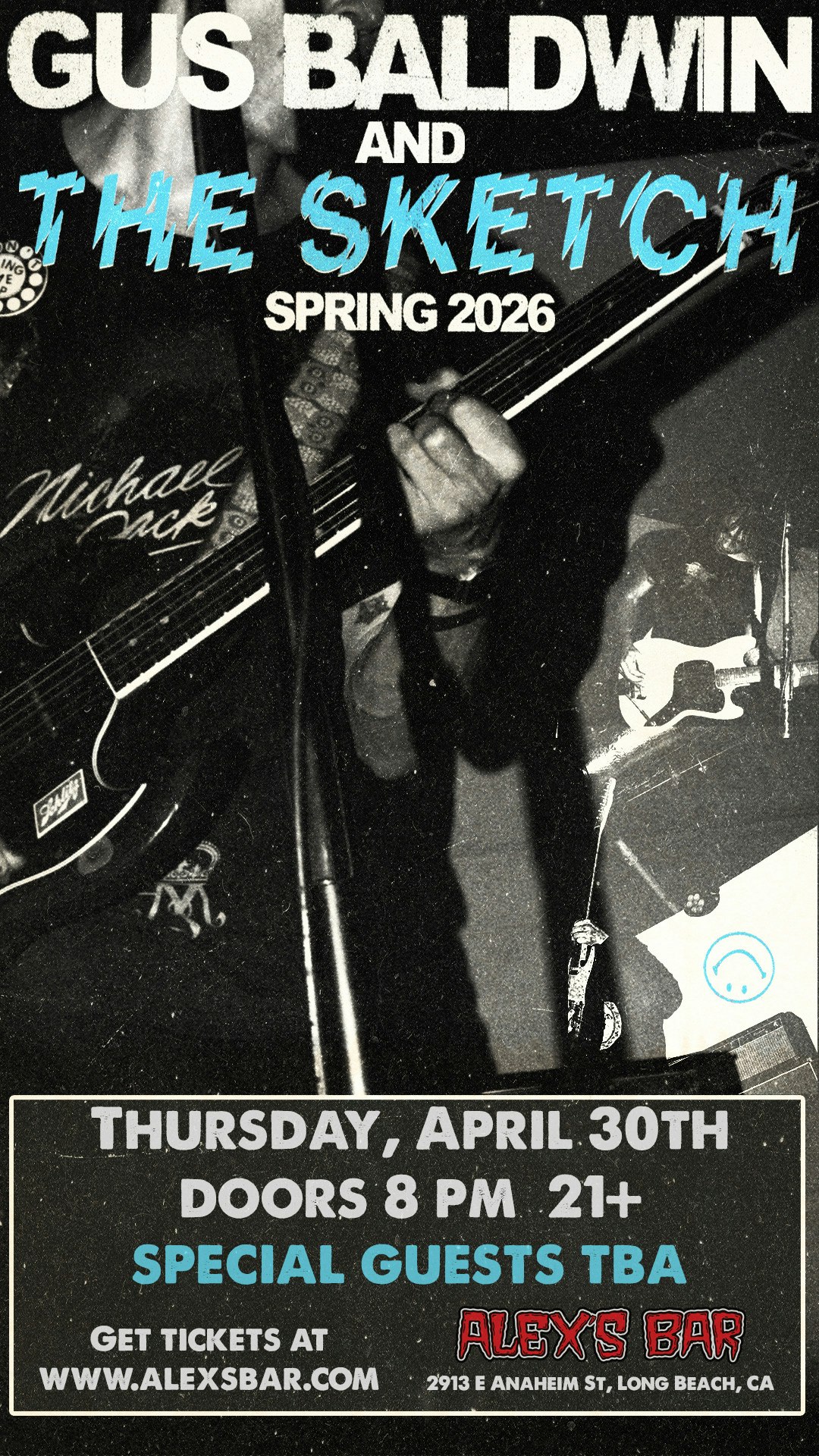 Gus Baldwin & The Sketch + more TBA Billets | 12,36 $ | 30 avr. @ Alex ...