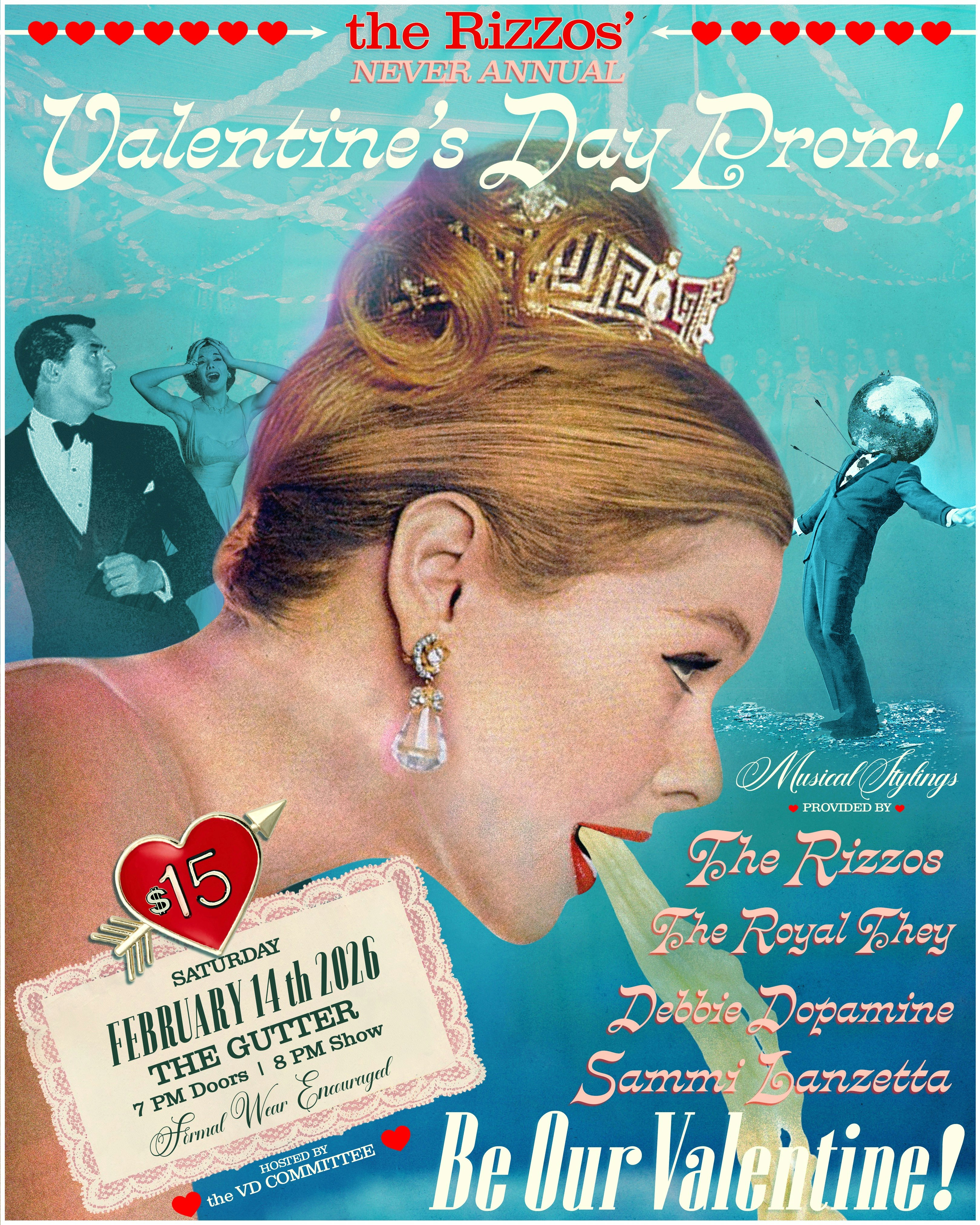 LIVE SHOW! V-Day Prom with The Rizzos, The Royal They, Debbie Dopamine ...