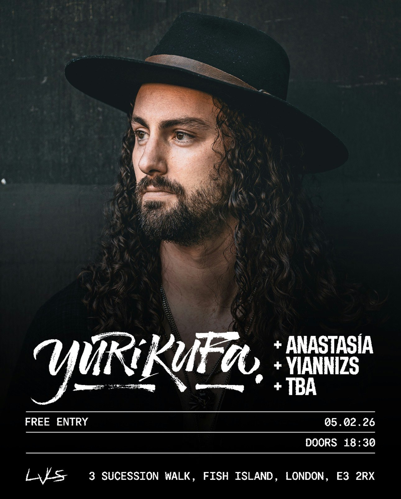 Yuri Kufa + Anastasía + Yiannizs + more Tickets | Free | 5 Feb @ LVLS ...